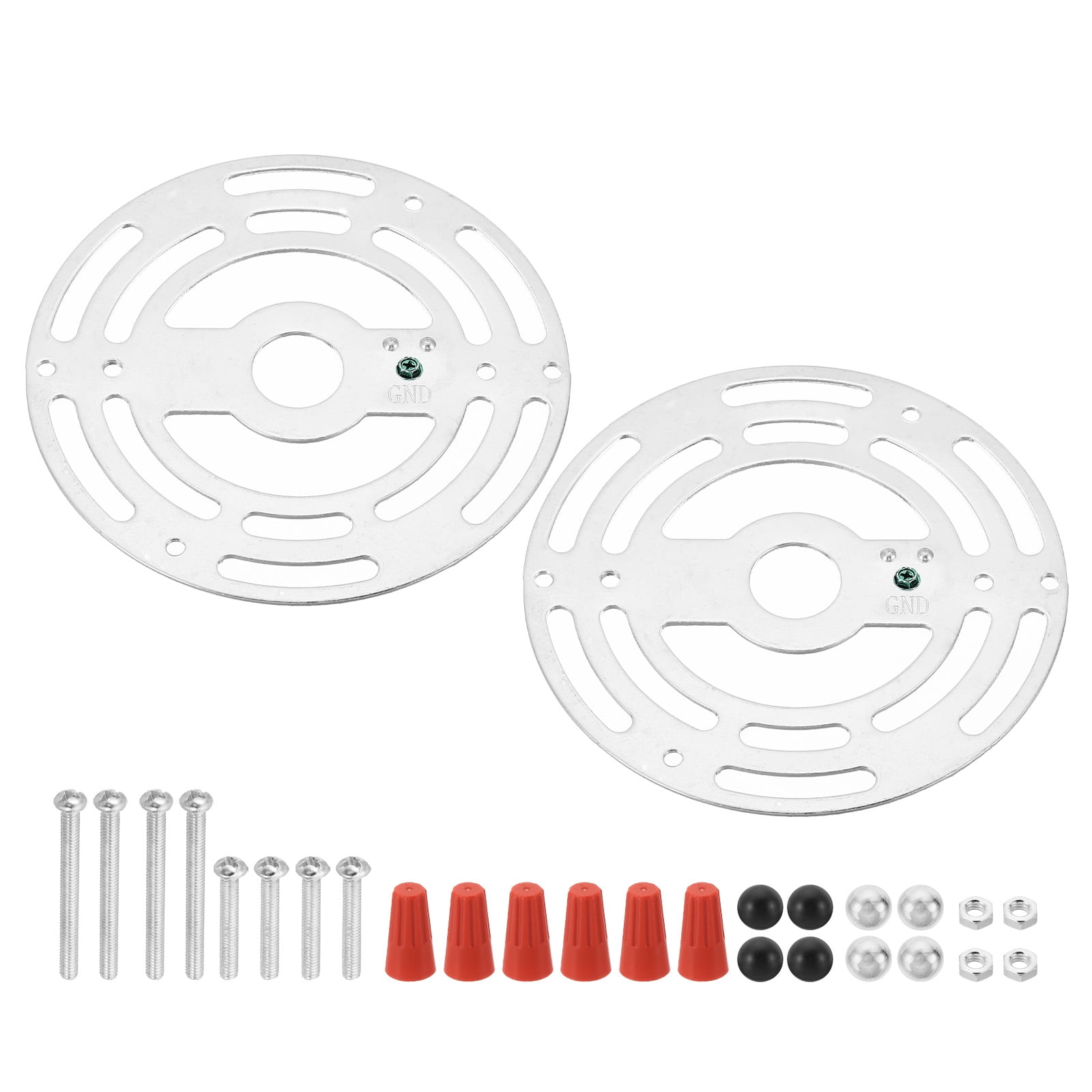 Uxcell 4" Light Fixture Mounting Bracket 2 Set Round Ceiling Light ...