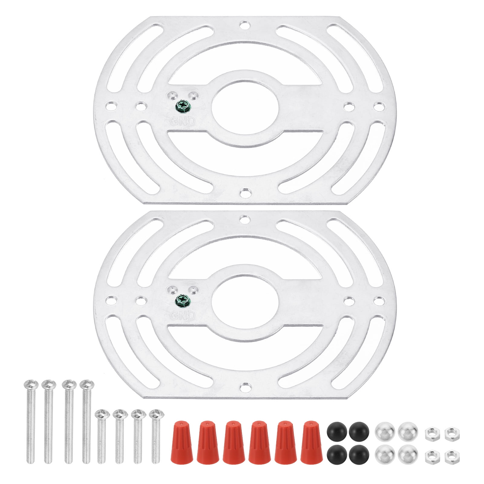 Uxcell 4" Light Fixture Mounting Bracket 2 Set Round Ceiling Light ...