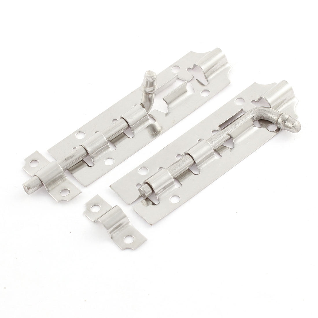 Uxcell 4" Long Stainless Steel Door Gate Latch Slide Lock Barrel Bolt 2 ...