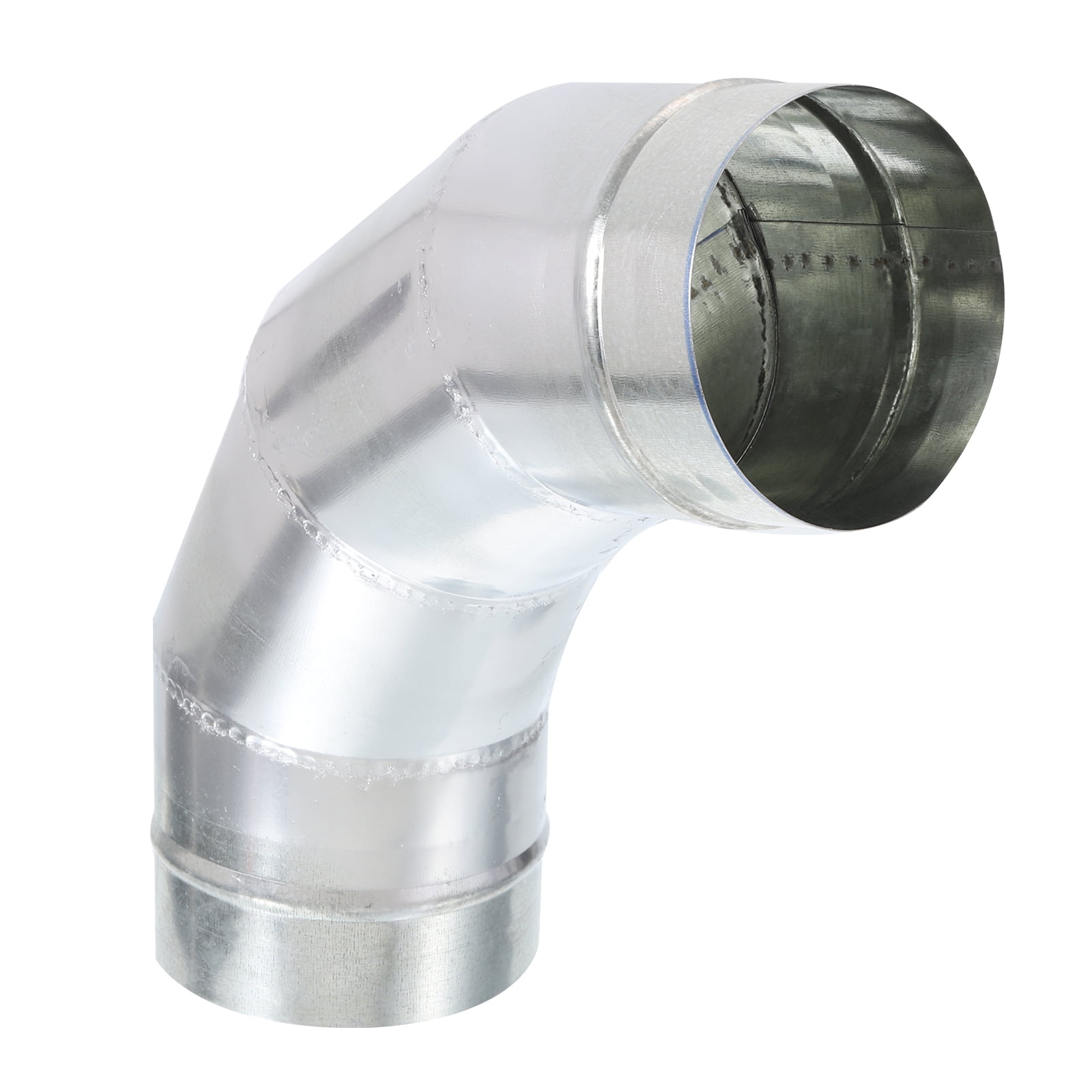 Uxcell 4" OD 90 Degree Elbow Duct Pipe Connector Dryer Vent Round Tube ...