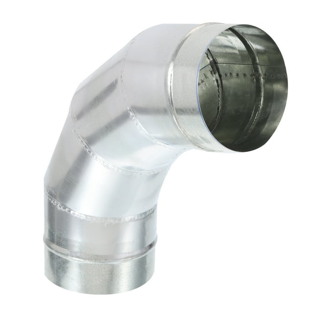 Uxcell 4" OD 90 Degree Elbow Duct Pipe Connector Dryer Vent Round Tube ...