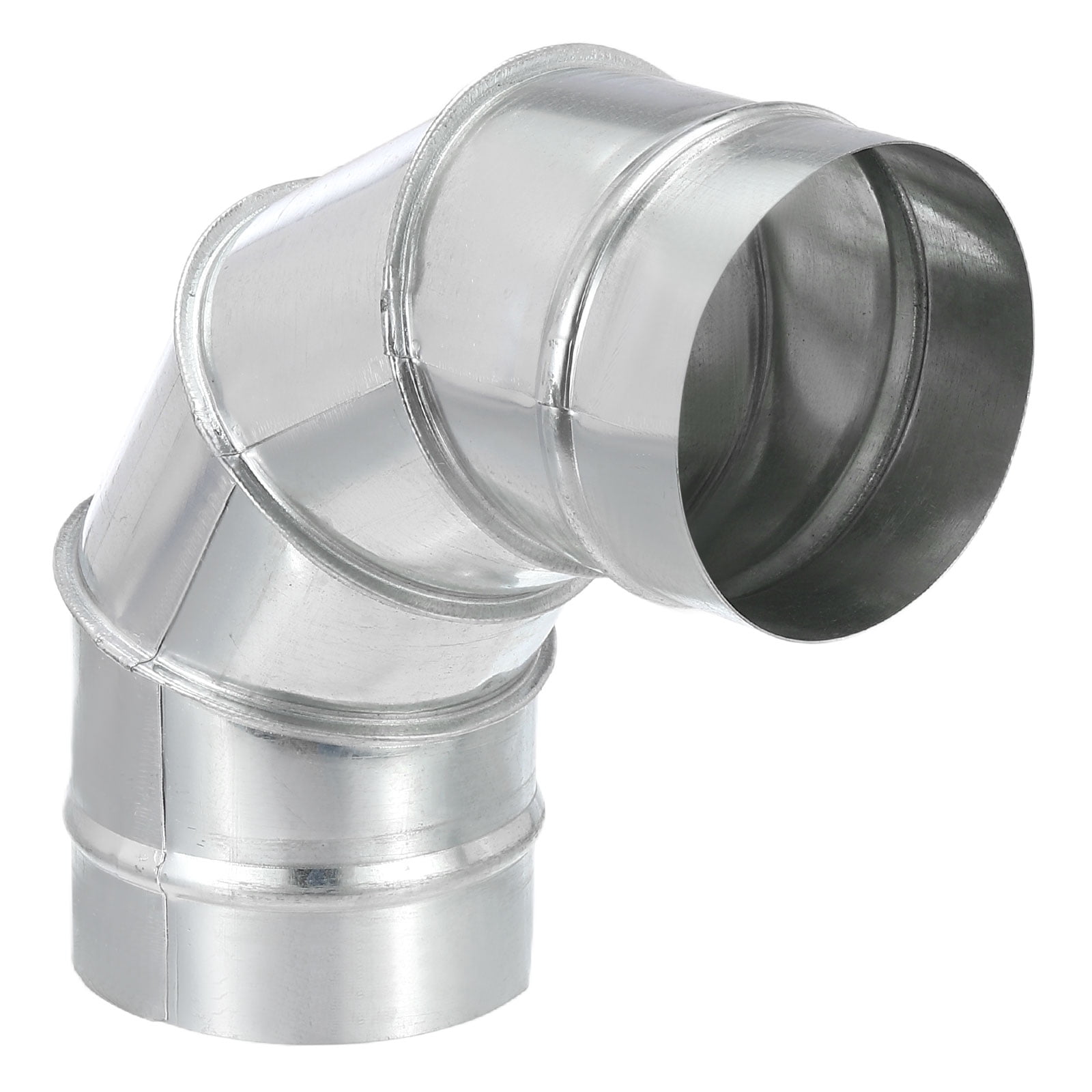 Uxcell 4" OD 90 Degree Elbow Duct Pipe Connector, HVAC Ventilation ...