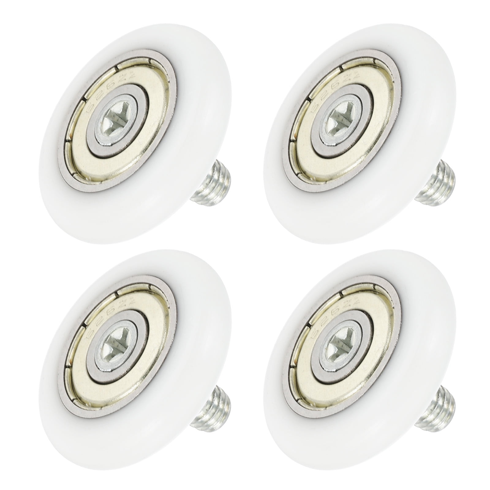 Uxcell 4 PCS Drawer Rollers 2x28mm Nylon Bearing Roller Drawer Pulley ...