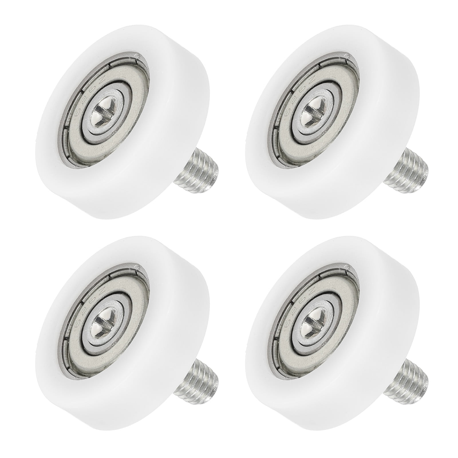 Uxcell 4 PCS Drawer Rollers 4x26mm Nylon Bearing Roller Drawer Pulley ...