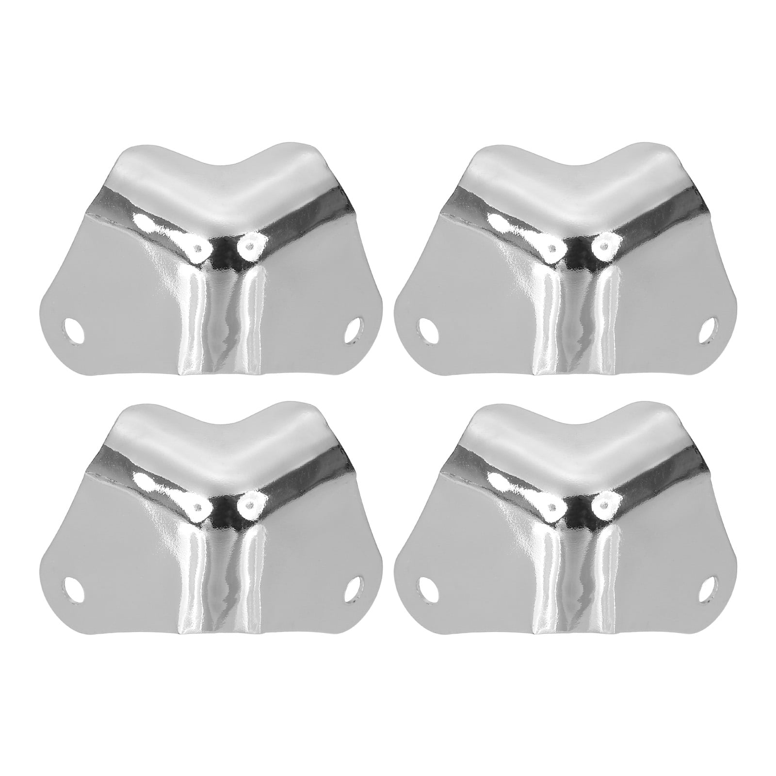 Uxcell 4 Pack 1.42" x 1.42" Speaker Corner Protectors, Iron Box Corner ...