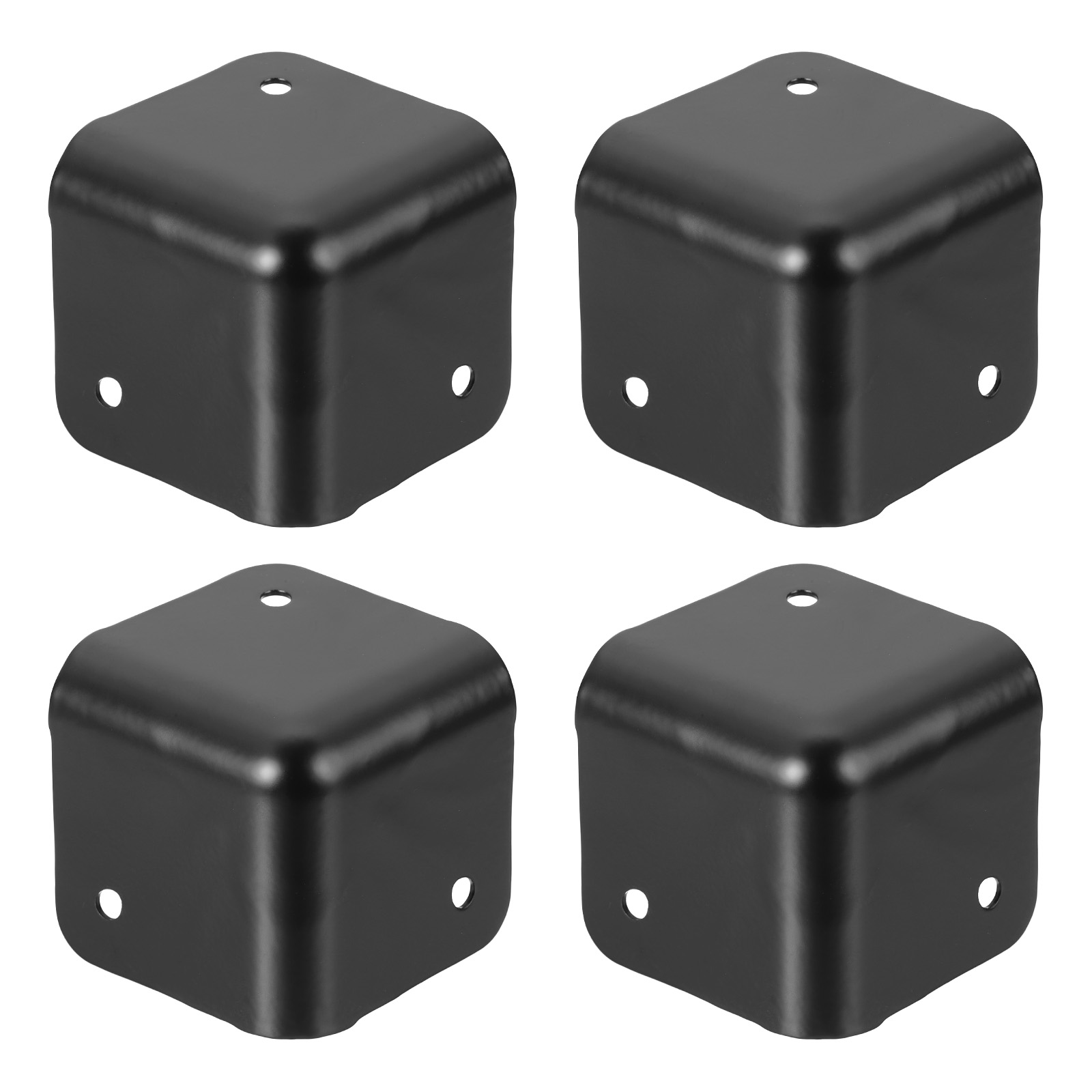 Uxcell 4 Pack 1.85" x 1.85" Speaker Corner Protectors, Iron Box Corner ...