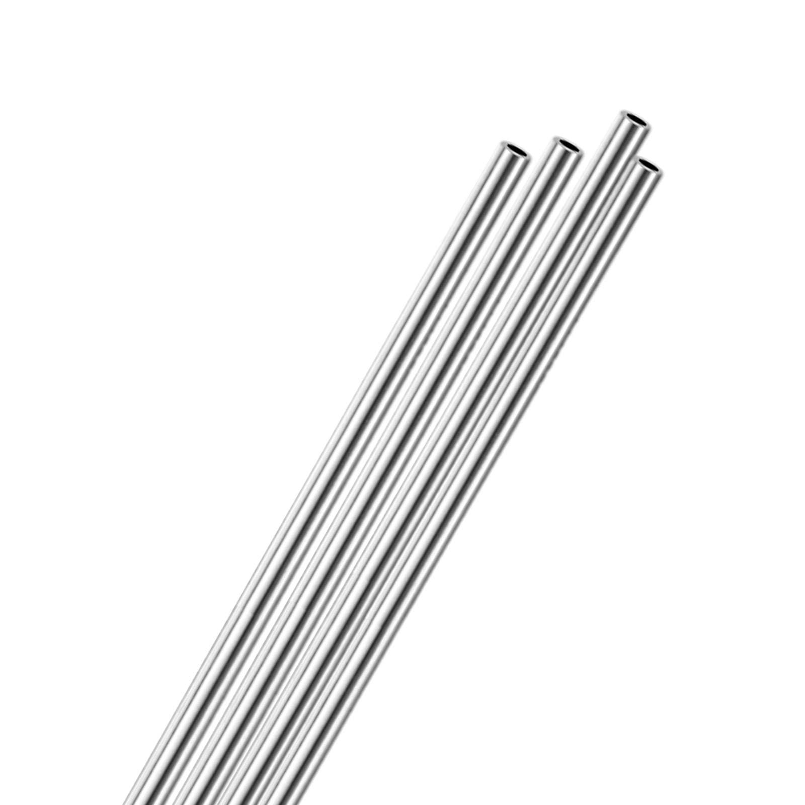 Uxcell 4-Pack 250mm 304 Stainless Steel Tube, 3.8mm ID 5mm OD Seamless ...