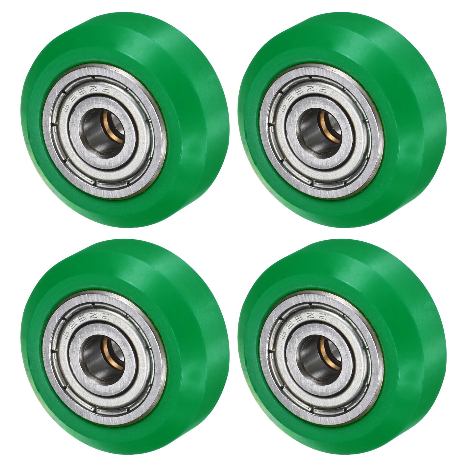 Uxcell 4-Pack 3D Printer Rollers V Slot, 24mm POM Pulley Wheels 625ZZ ...