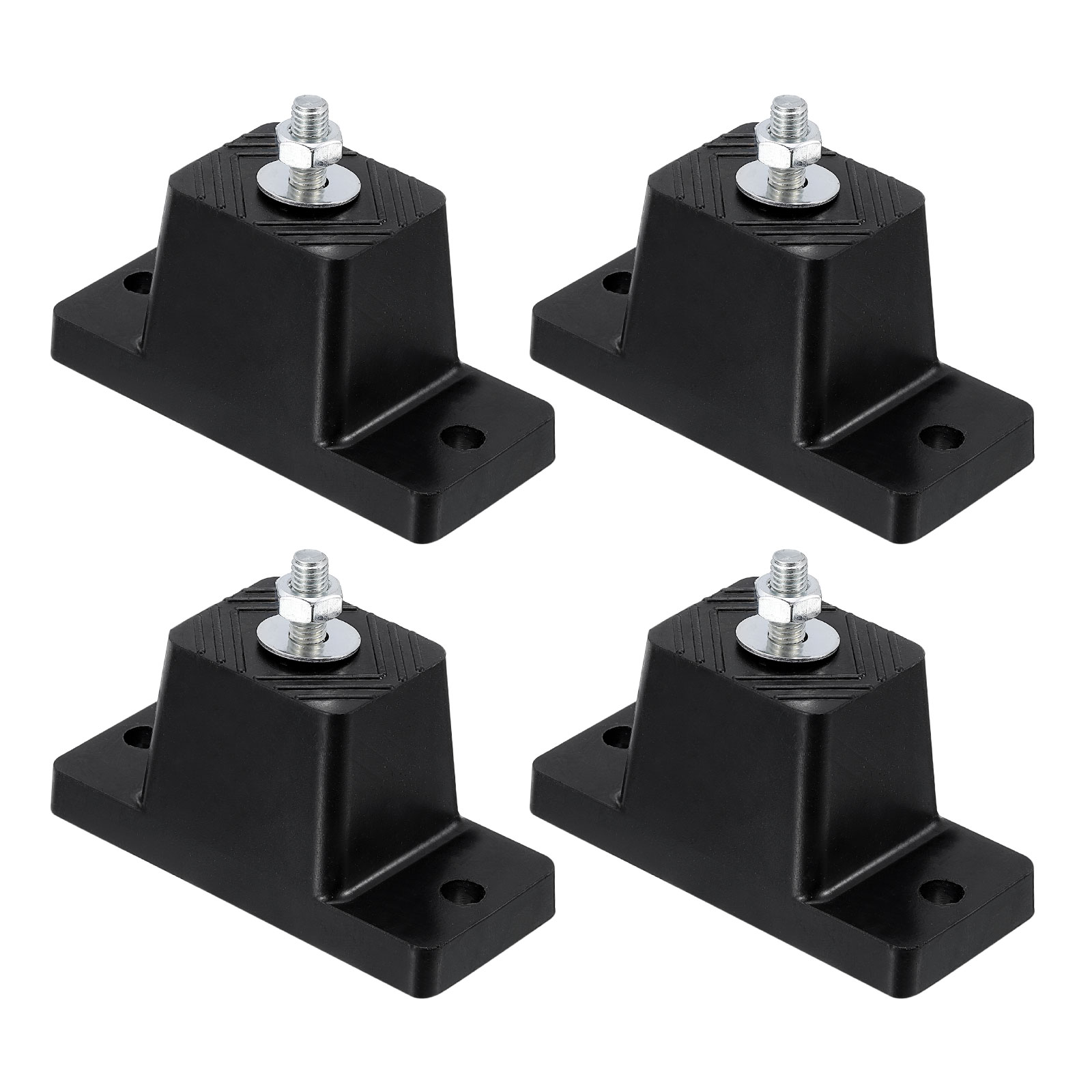 Uxcell 4 Pack 4.45x1.85x2.17 Inch Rubber Anti-Vibration Isolator ...