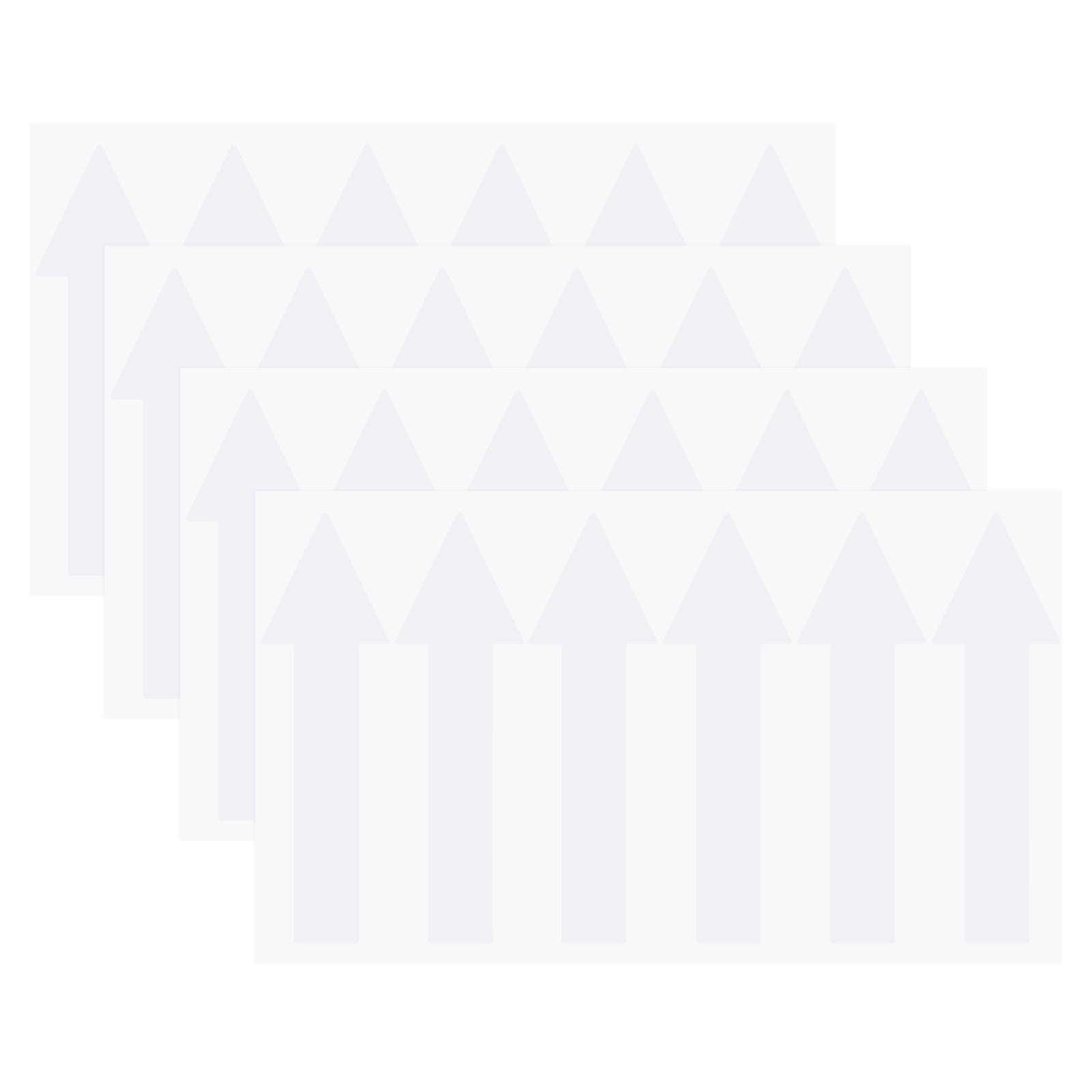 Uxcell 4-Pack 4 x 1 in PVC Waterproof Adhesive Arrow Stickers for Wall ...