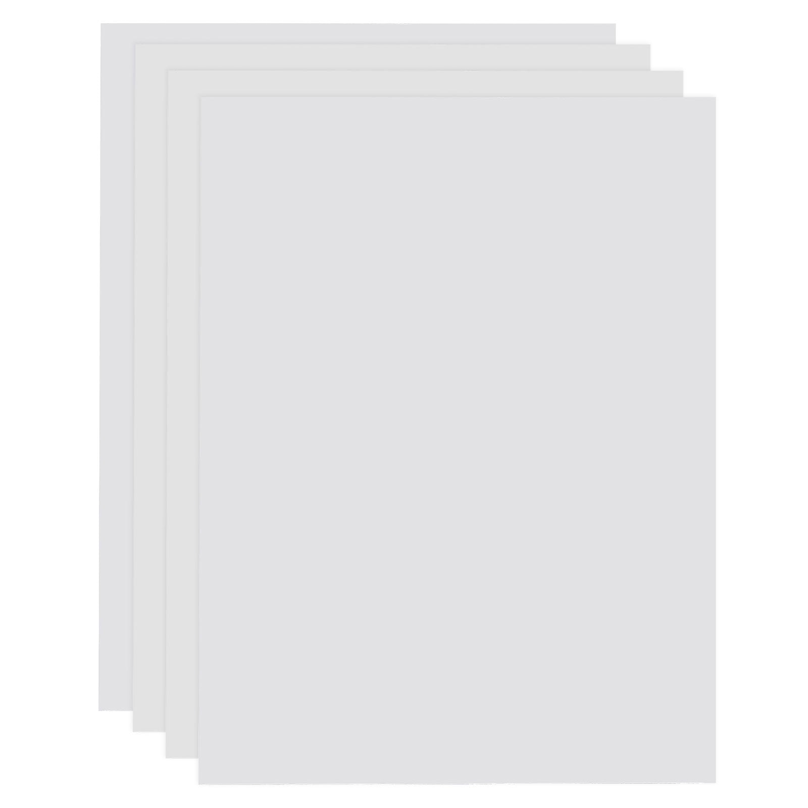 Uxcell 4 Pack ABS Plastic Sheet, 0.02" Thick 12"x16" Flexible Hard ...