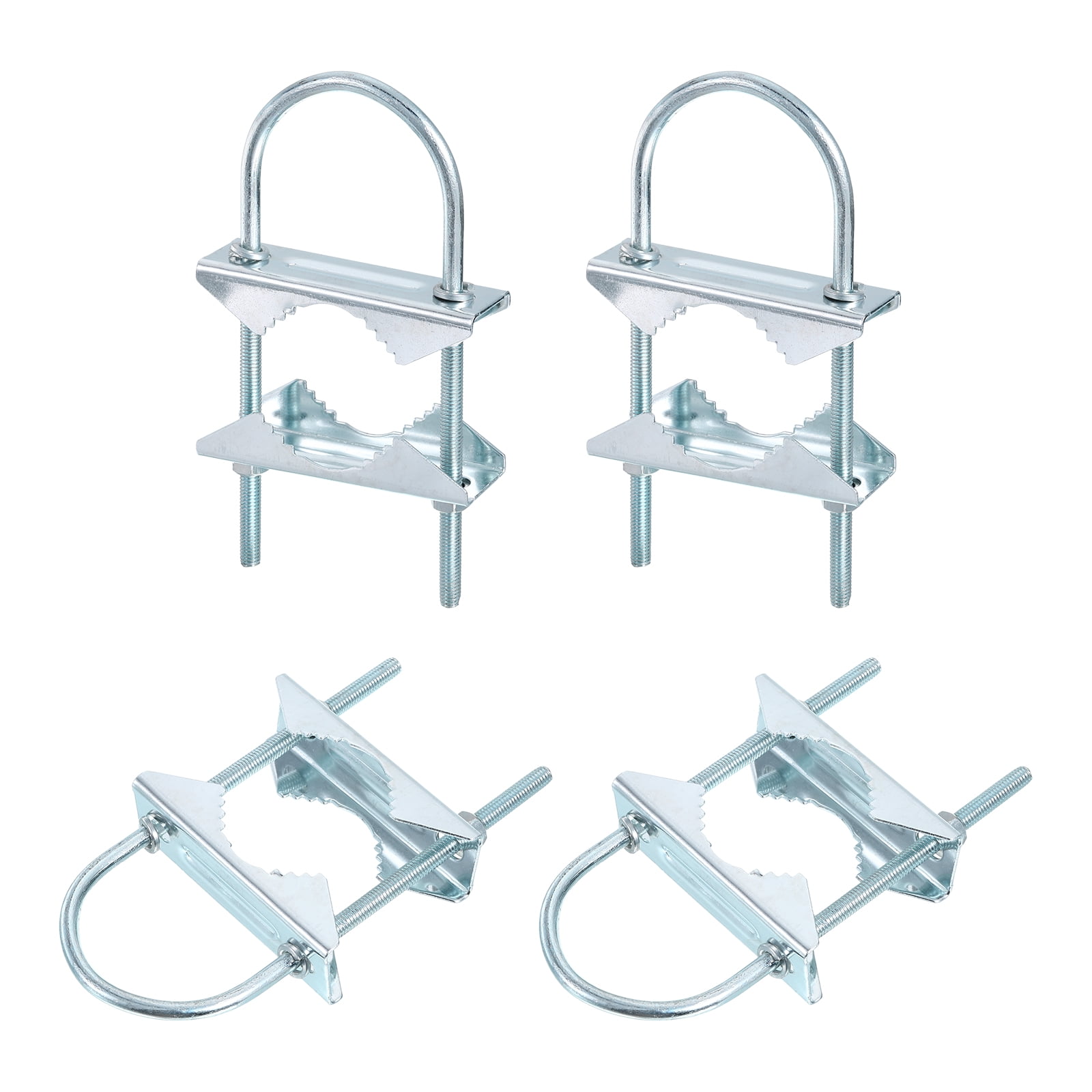 Uxcell 4 Pack Antenna Mast Cross-Over Bracket U-Bolt Clamp V Jaw ...