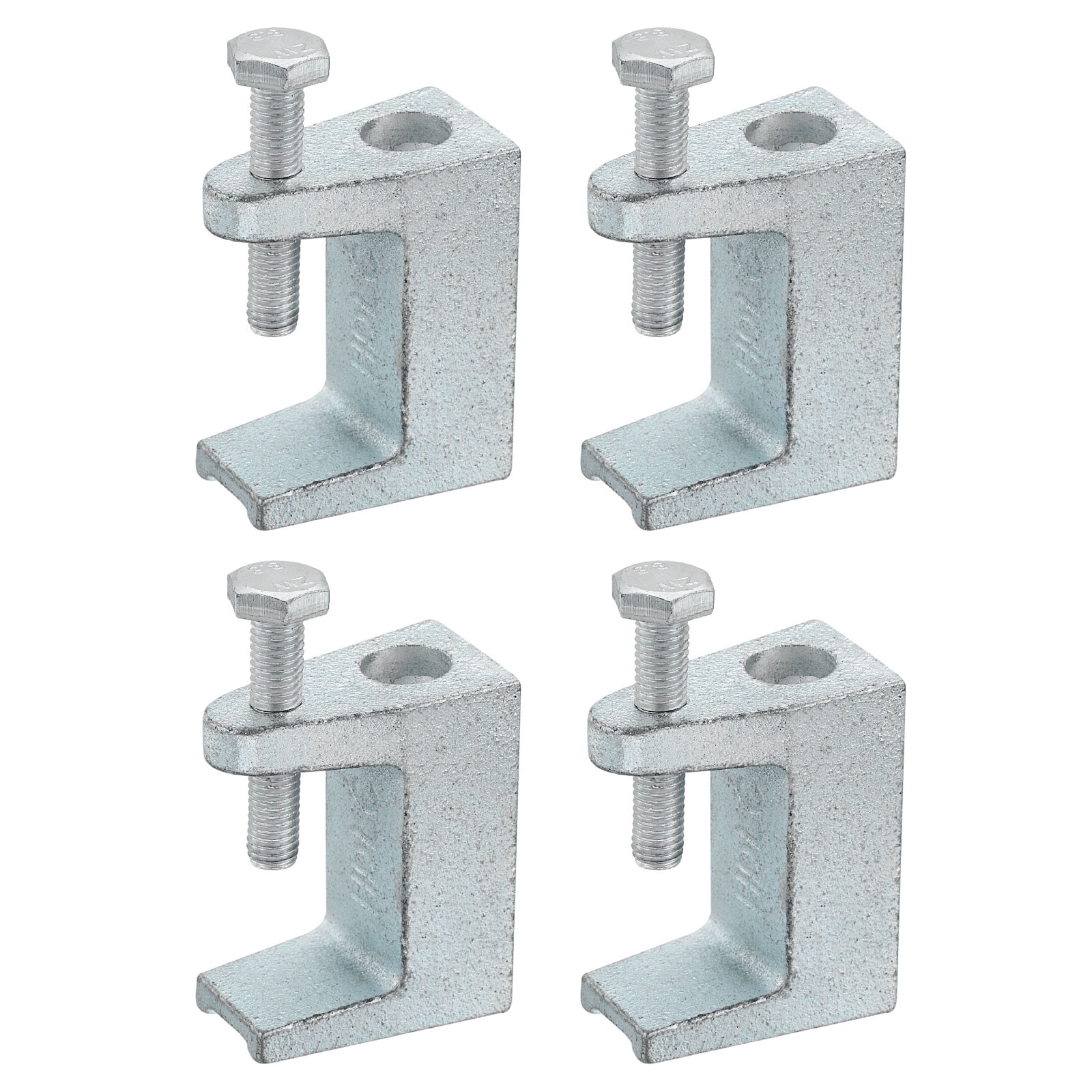Uxcell 4 Pack Beam Clamp, 1.77 Inch Wide Jaw Opening C Clamps Metal ...
