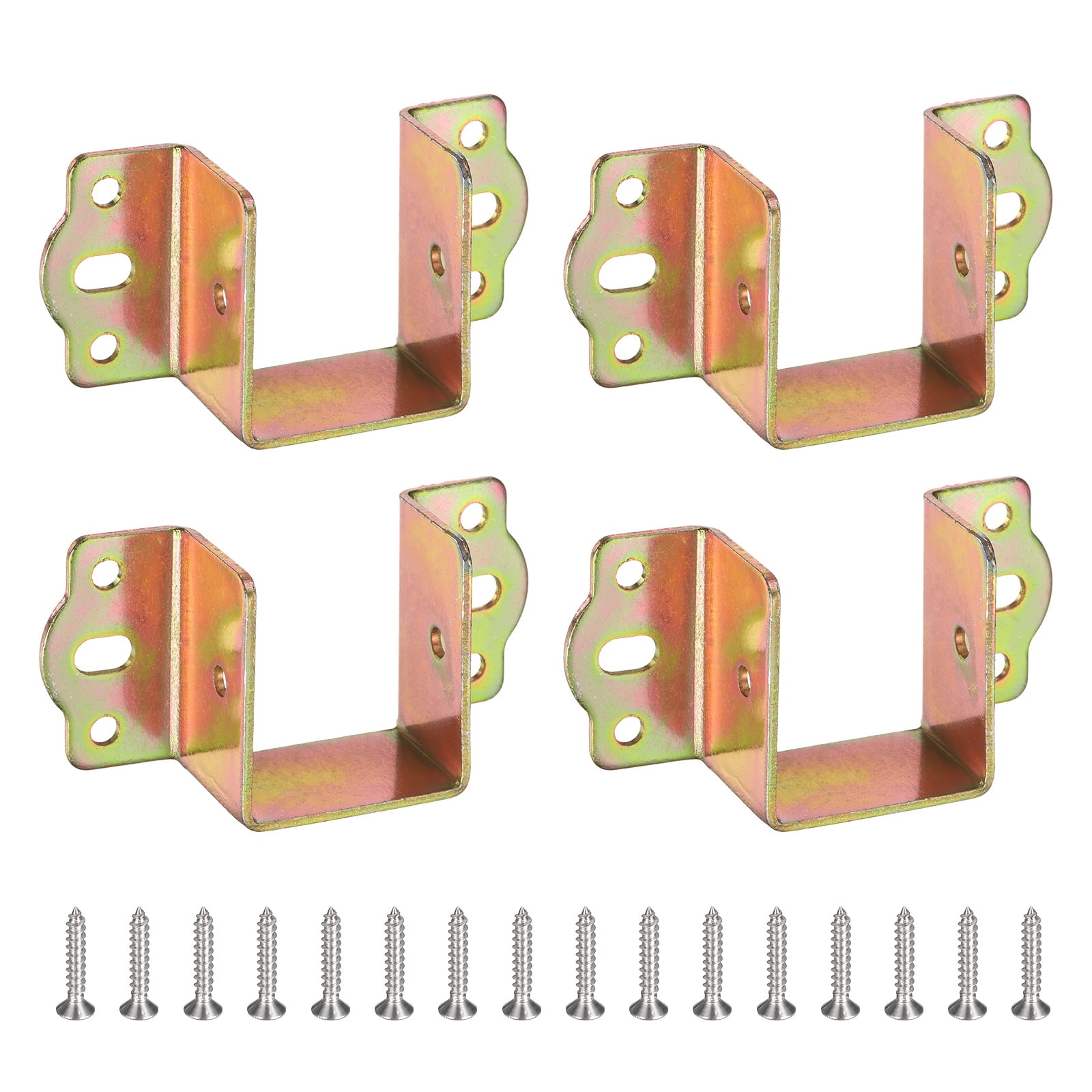 Uxcell 4 Pack Bed Rail Fittings, 1.6" (40mm) Heavy Duty Bed Hinge with ...