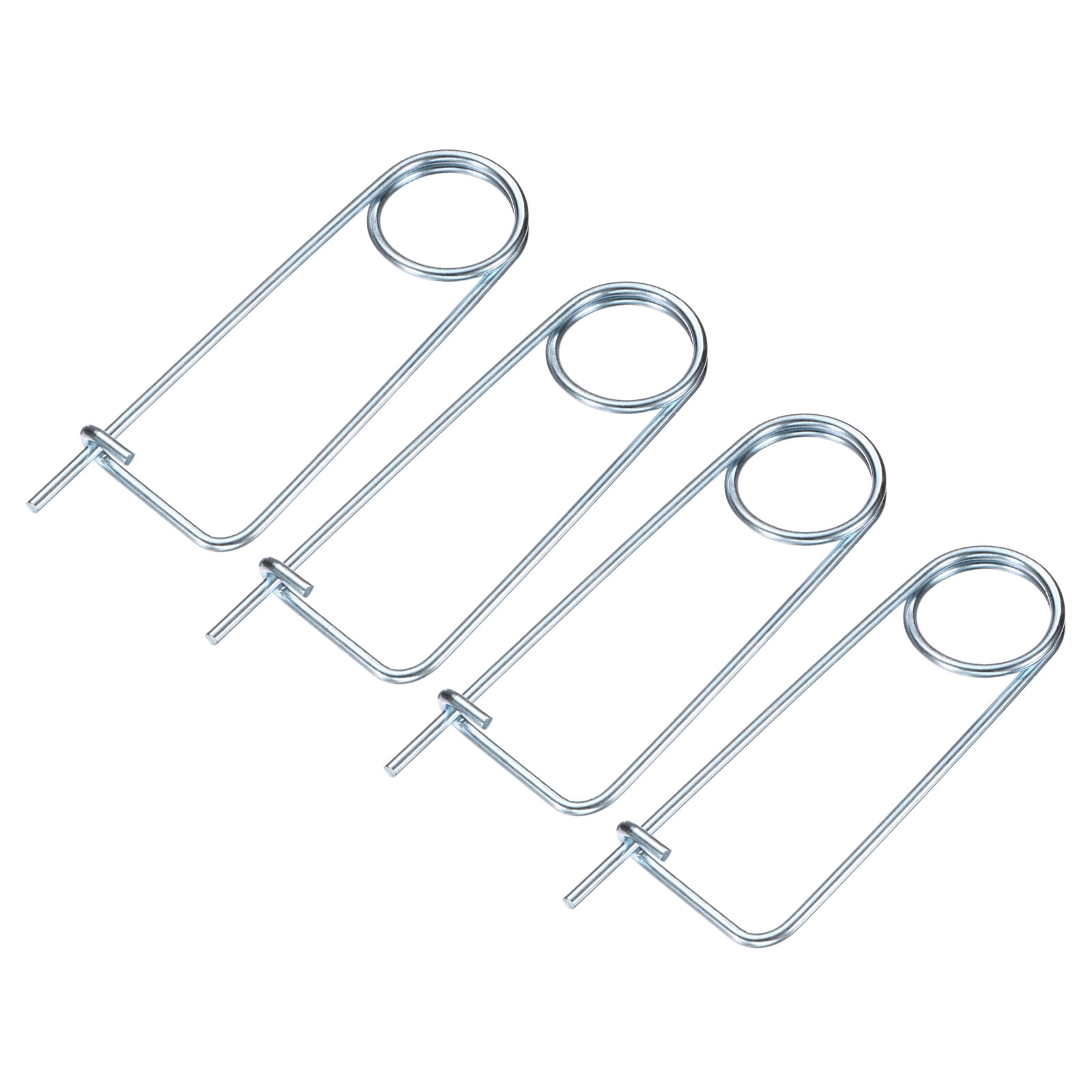 Uxcell 4-Pack Brooch Shape Cotter Safety Pin, M4.5x108mm Spring Steel ...
