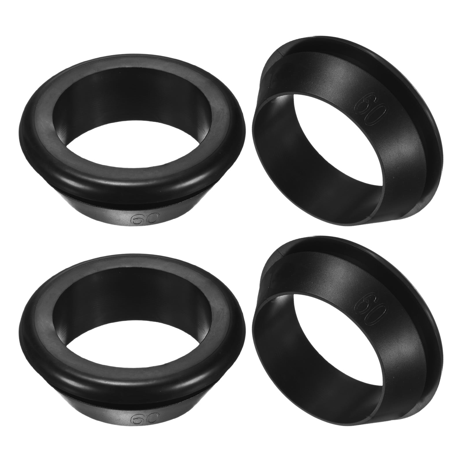 Uxcell 4-Pack Cable Railing Rubber Grommets, 60mm Drill Hole 50mm ID ...