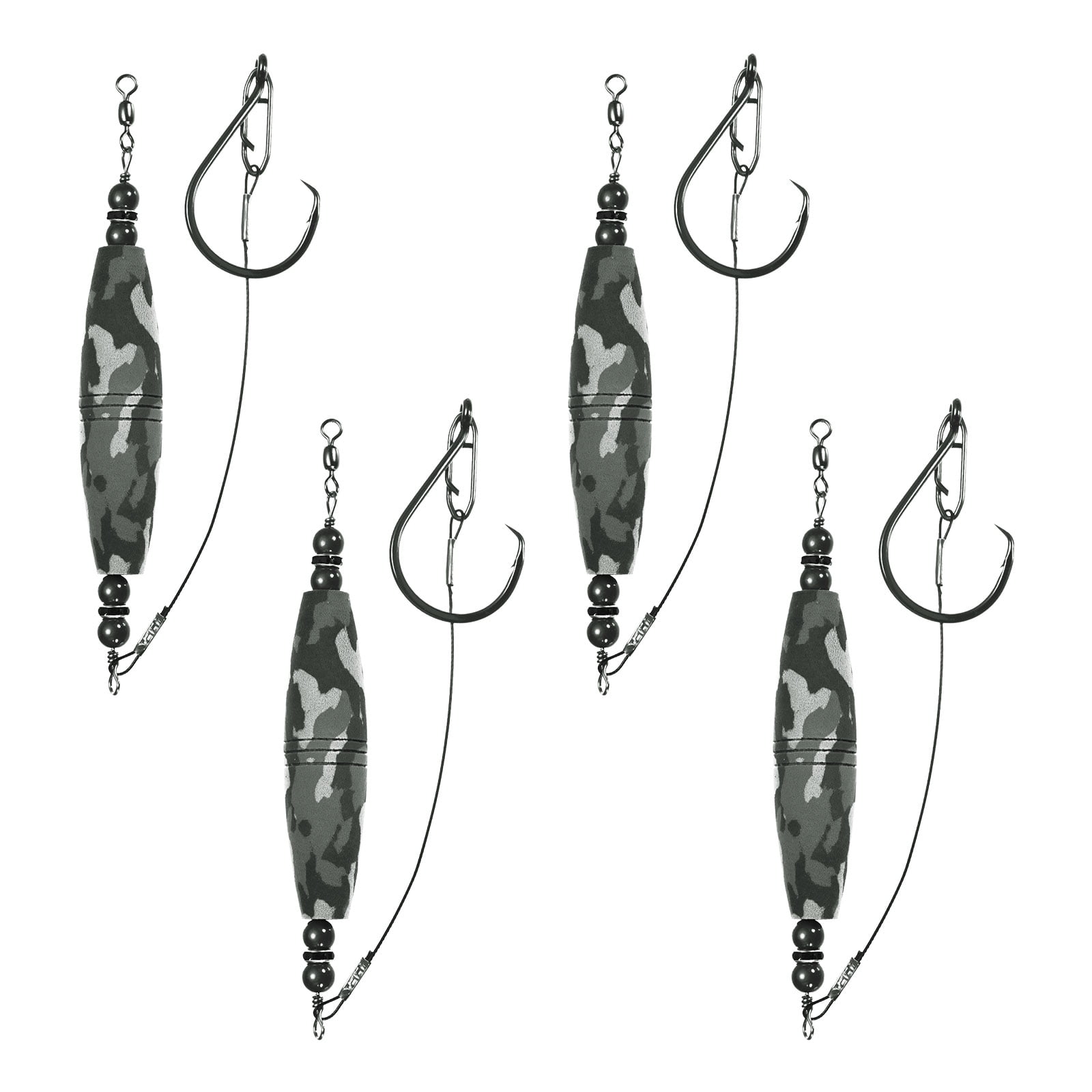 Uxcell 4-Pack Catfish Float Rigs, 3 Inch EVA Buoyancy Foam Fishing ...