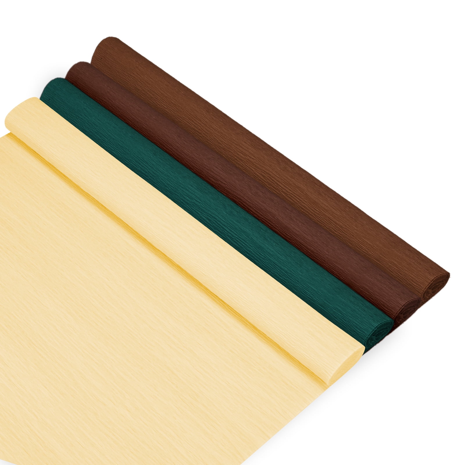 Uxcell 4-Pack Crepe Paper Rolls 8.2ft x 20 Soft Paper Streamer Sheet ...
