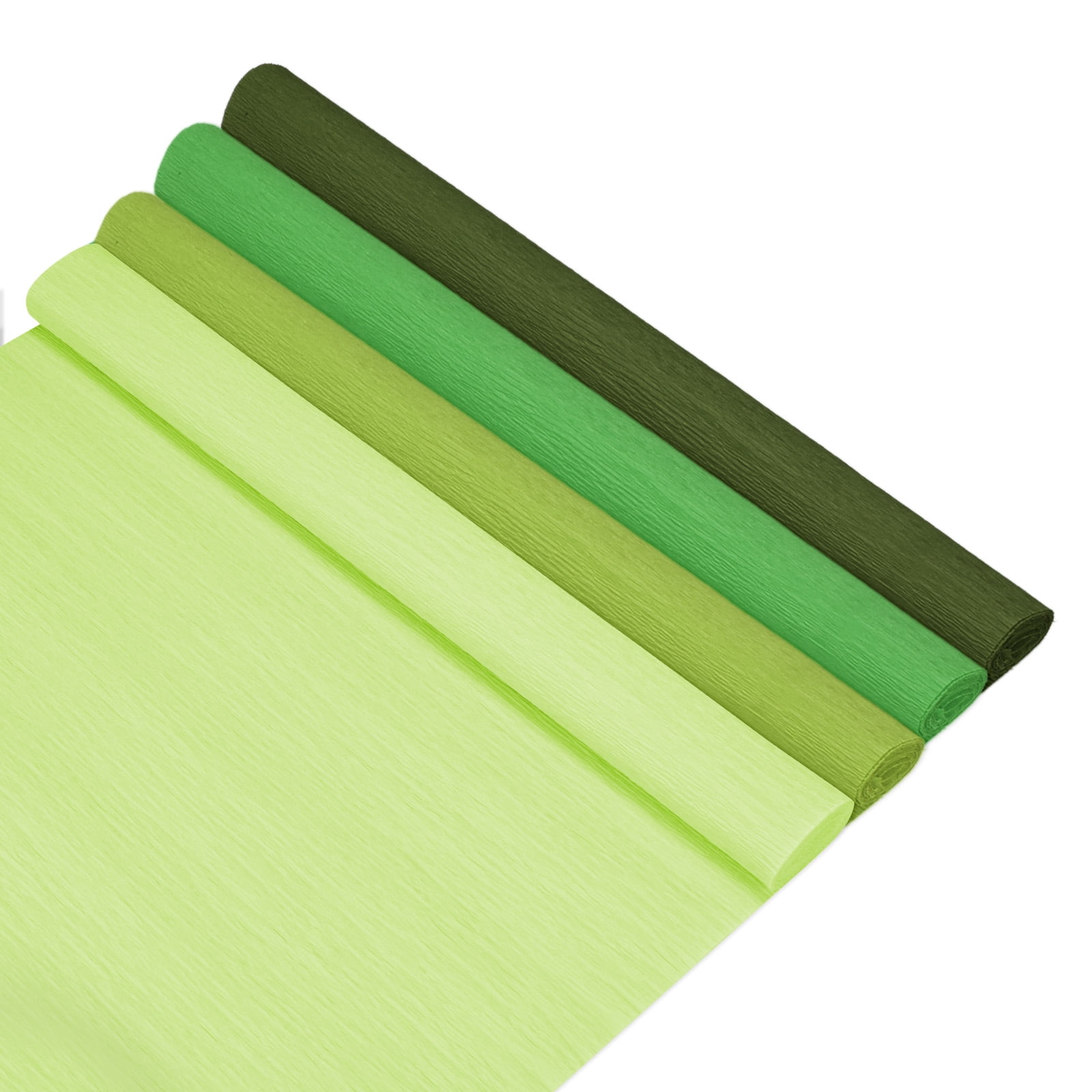 Uxcell 4-Pack Crepe Paper Rolls 8.2ft x 20 Soft Paper Streamer Sheet ...