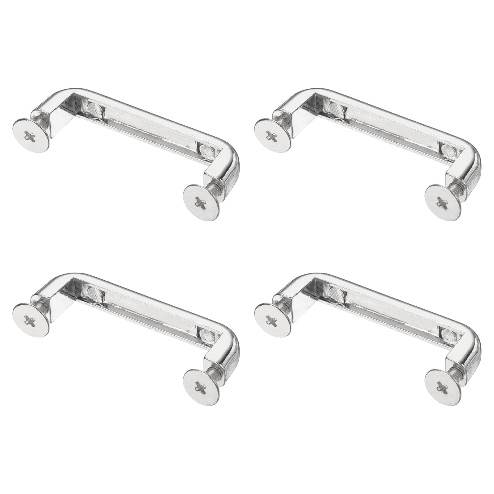 Uxcell 4-Pack D-Ring Connector Buckles, 41mm x 6mm Alloy Right Angle ...