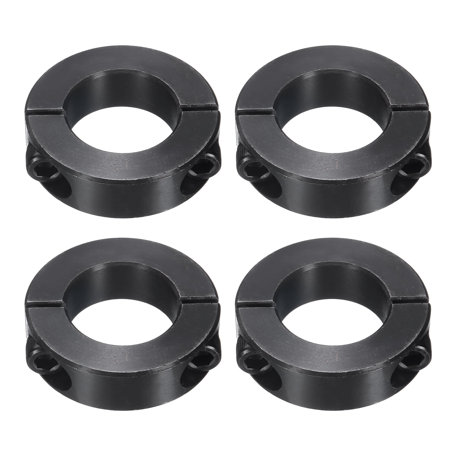 Uxcell 4 Pack Double Split Shaft Collar, 1" Bore One Piece Clamping ...