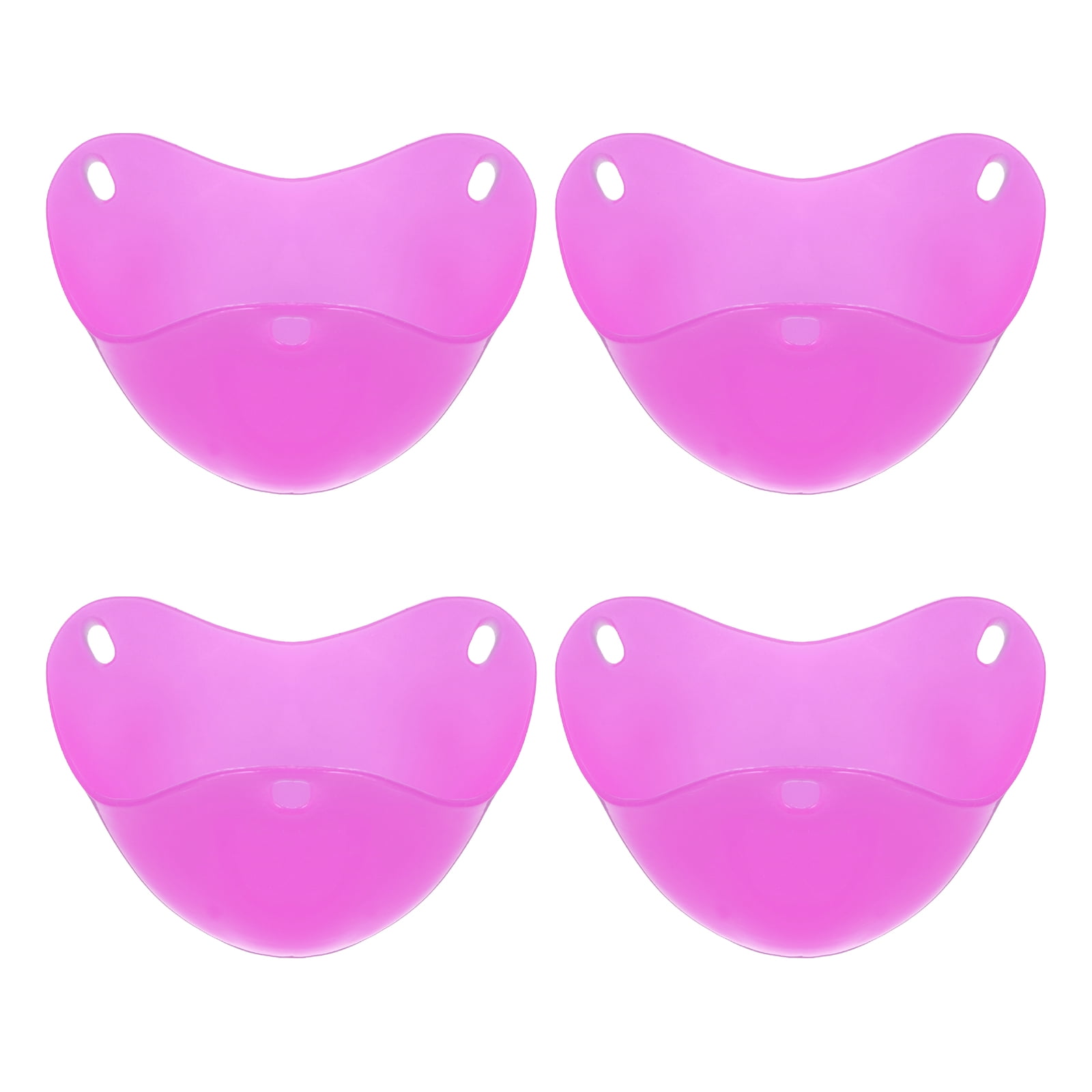 Uxcell 4 Pack Egg Poacher, Nonstick Silicone Egg Poacher Cups Poached ...