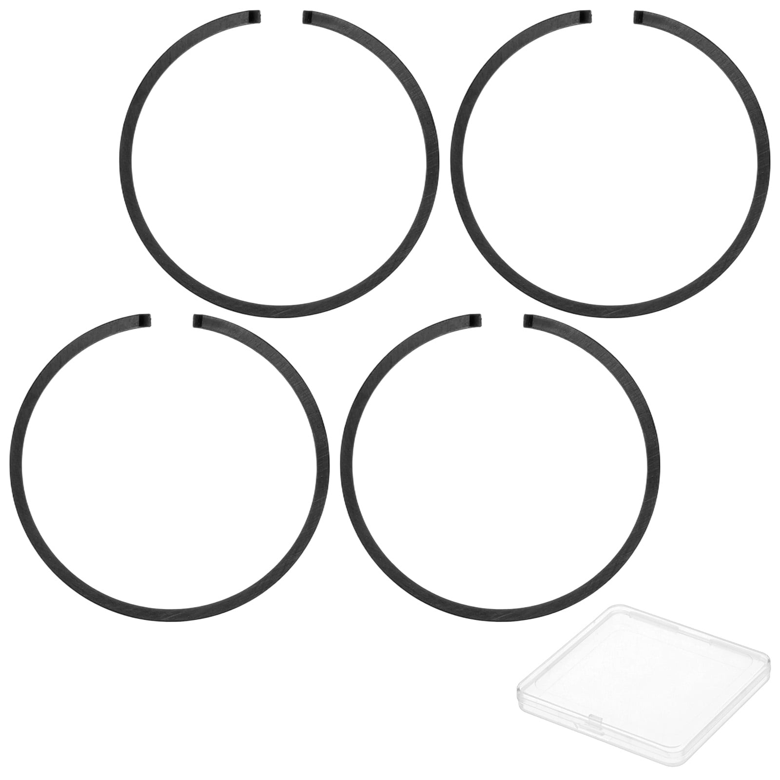 Uxcell 4-Pack Engine Piston Rings Kit, 34mm x 1.5mm Thick Ductile Iron ...