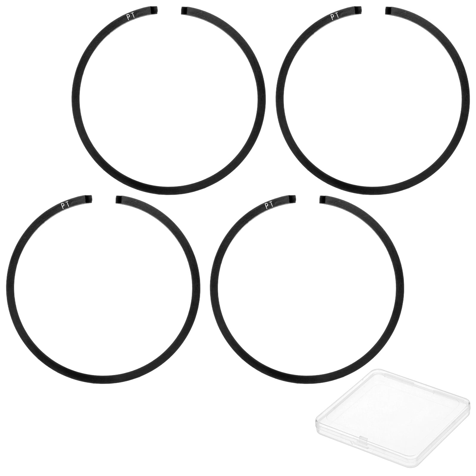 Uxcell 4-Pack Engine Piston Rings Kit, 35mm x 1.5mm Thick Ductile Iron ...