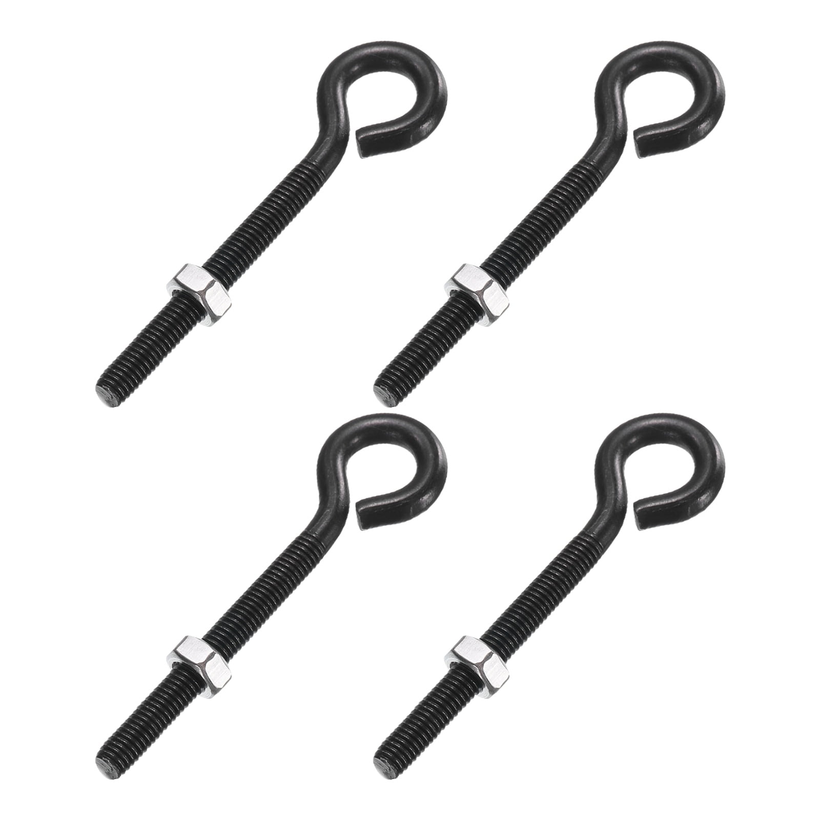Uxcell 4 Pack Eye Bolts, M5 x 50mm 304 Stainless Steel Threaded EyeBolt ...