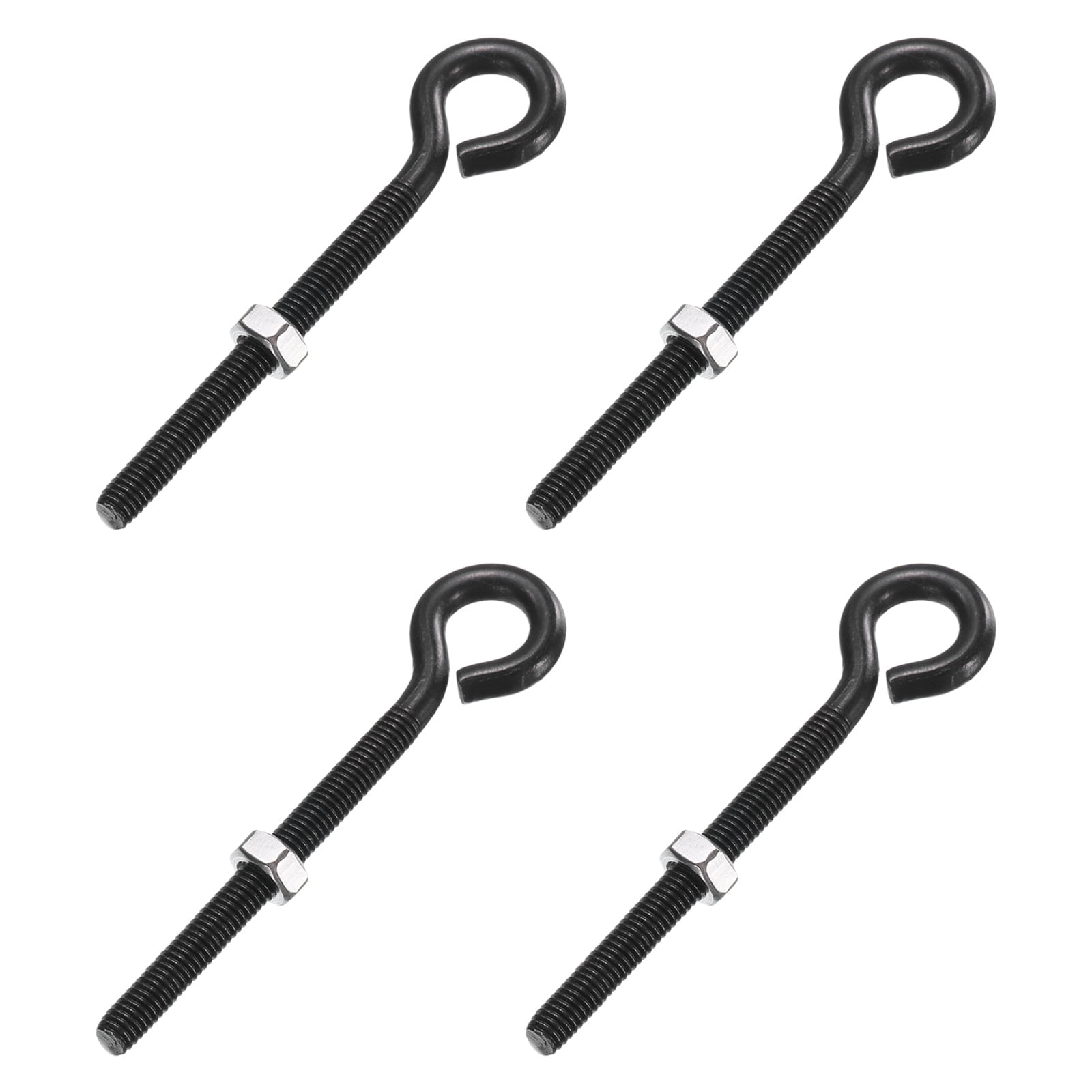 Uxcell 4 Pack Eye Bolts, M5 x 60mm 304 Stainless Steel Threaded EyeBolt ...