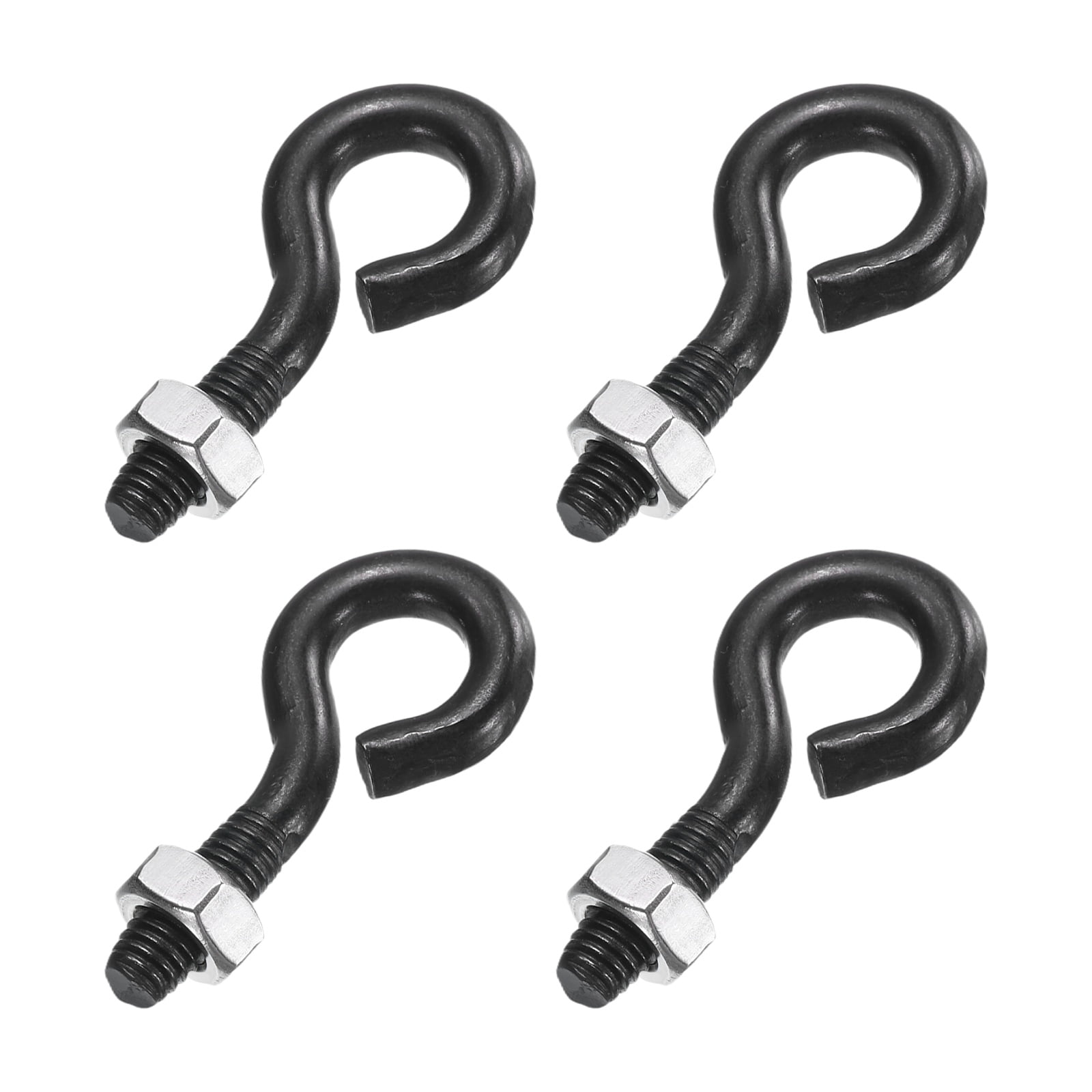 Uxcell 4 Pack Eye Bolts, M6 x 20mm 304 Stainless Steel Threaded EyeBolt ...