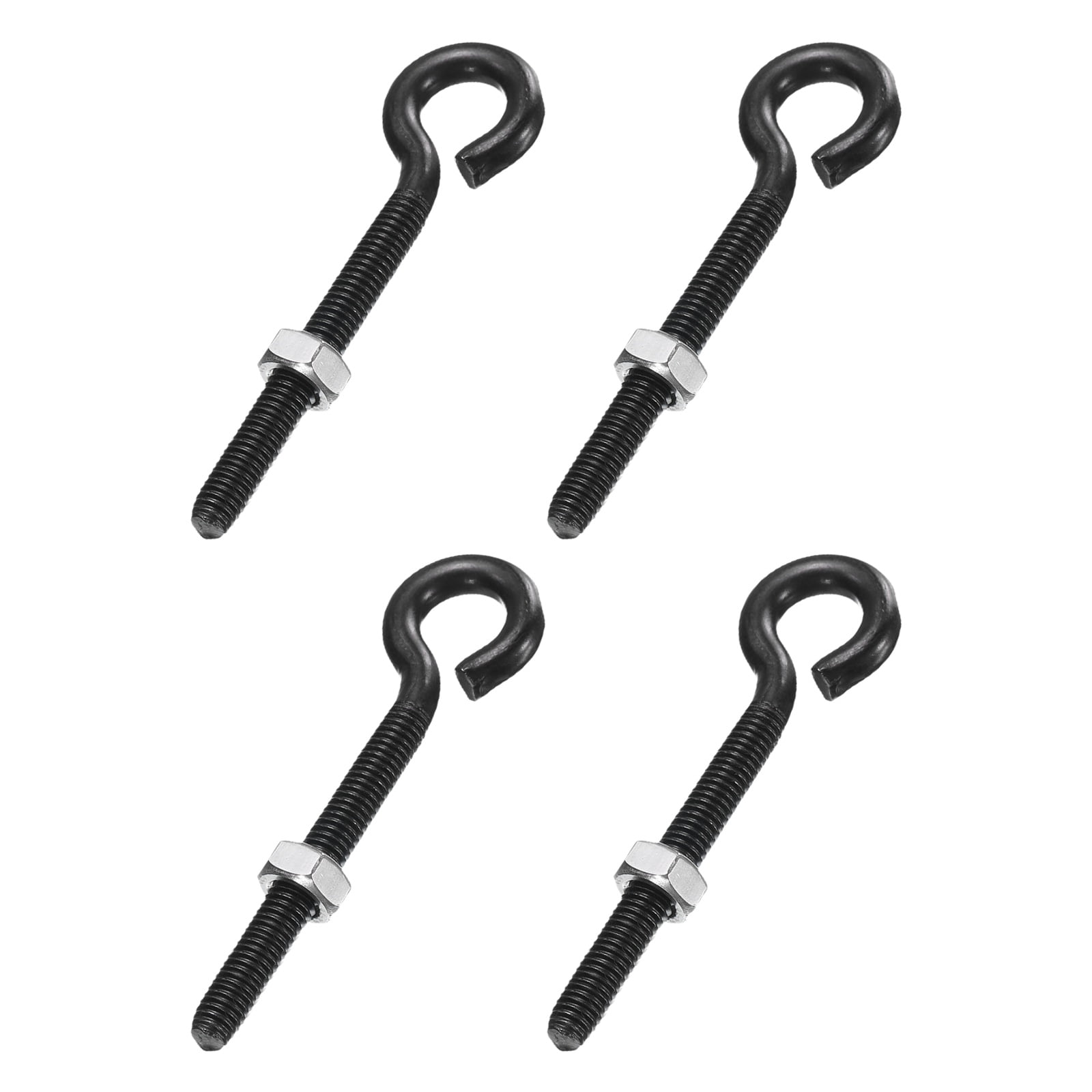Uxcell 4 Pack Eye Bolts, M6 x 60mm 304 Stainless Steel Threaded EyeBolt ...