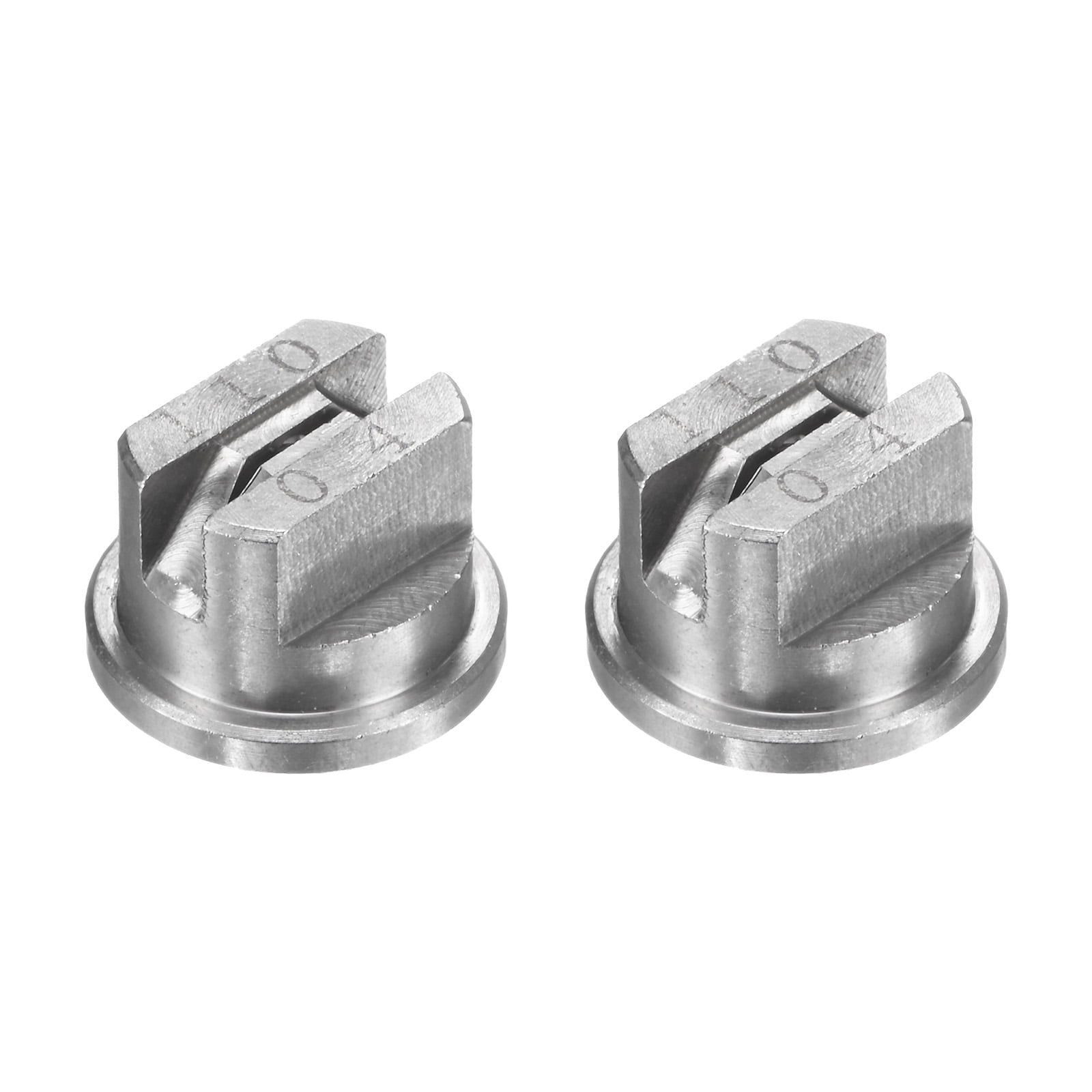 Uxcell 4-Pack Flat Fan Spray Tip, 1.8mm 110 Degree Stainless Steel ...