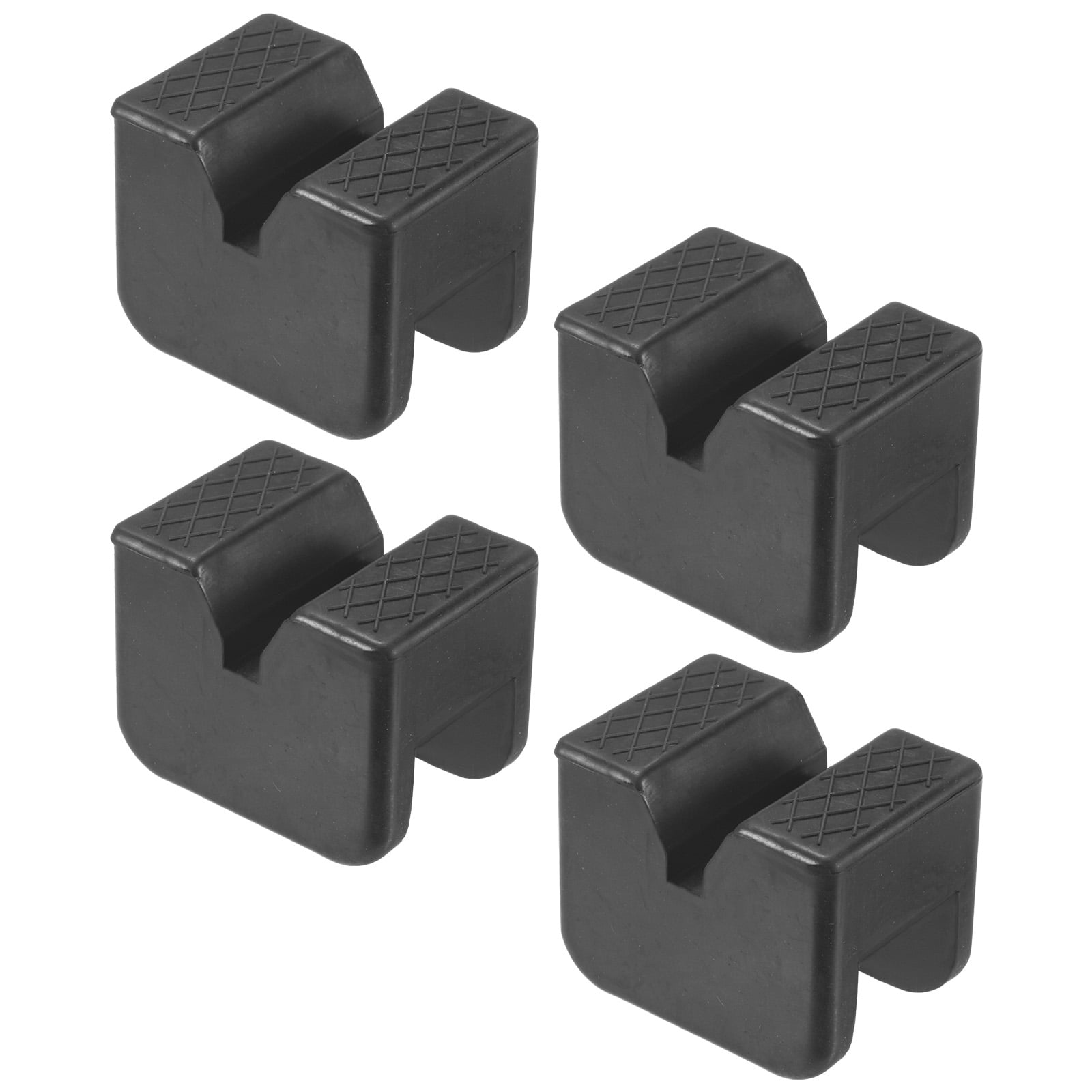 Uxcell 4-Pack Floor Jack Rubber Pad, Universal Rail Pinch Weld Stand ...