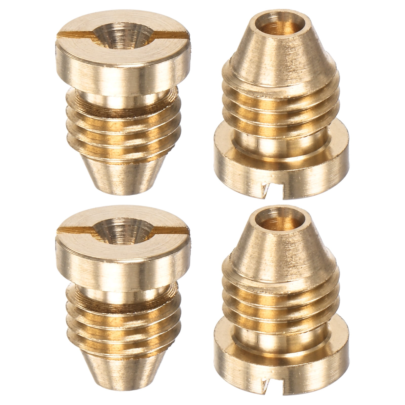 Uxcell 4-Pack Foam Cannon Orifice Nozzle, 1.1mm Brass Universal Thread ...