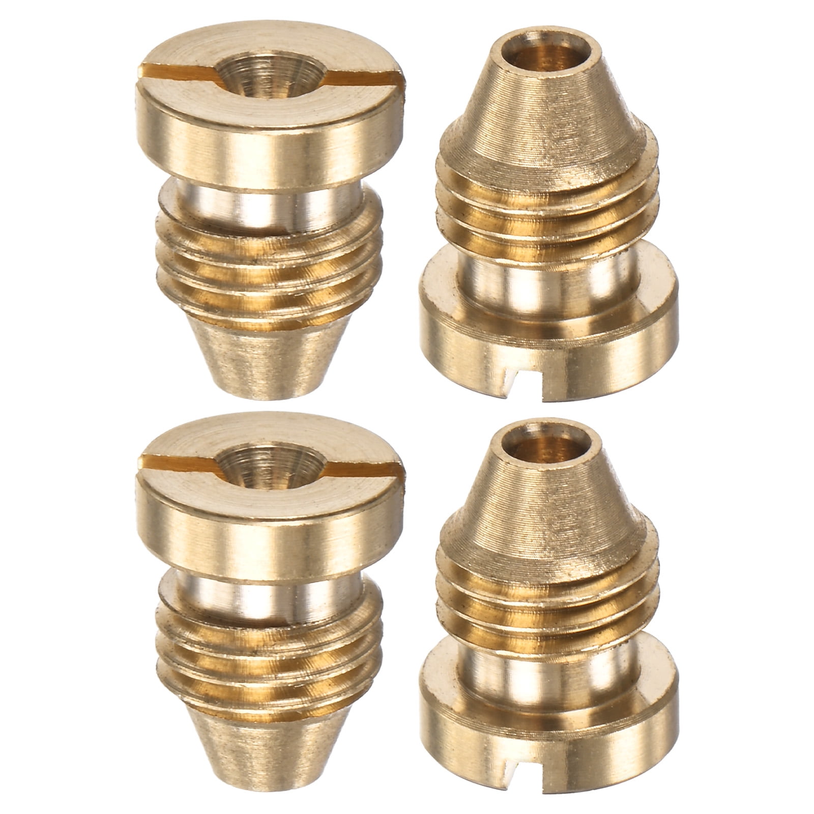 Uxcell 4-Pack Foam Cannon Orifice Nozzle, 1.25mm Brass Universal Thread ...