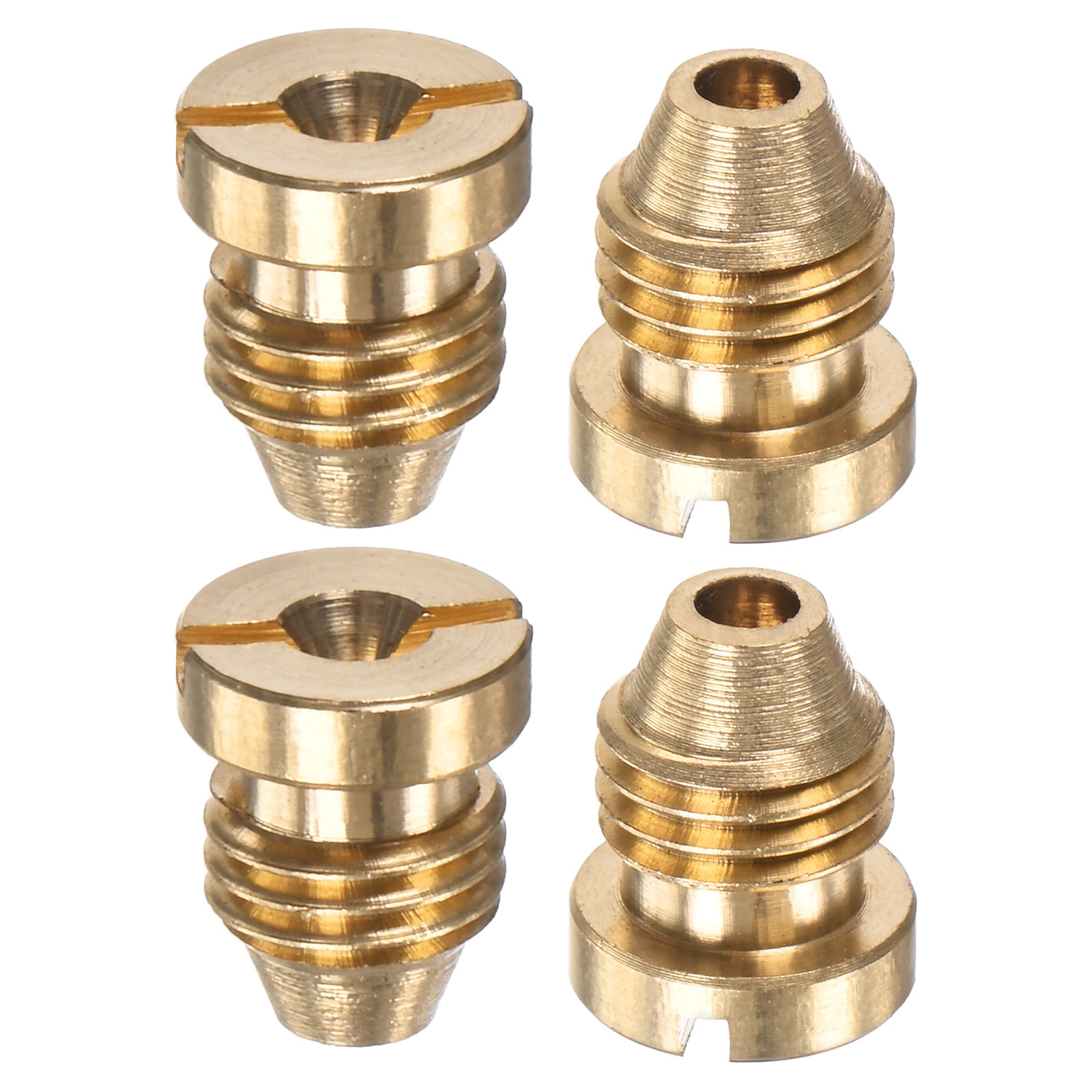 Uxcell 4-Pack Foam Cannon Orifice Nozzle, 1.3mm Brass Universal Thread ...