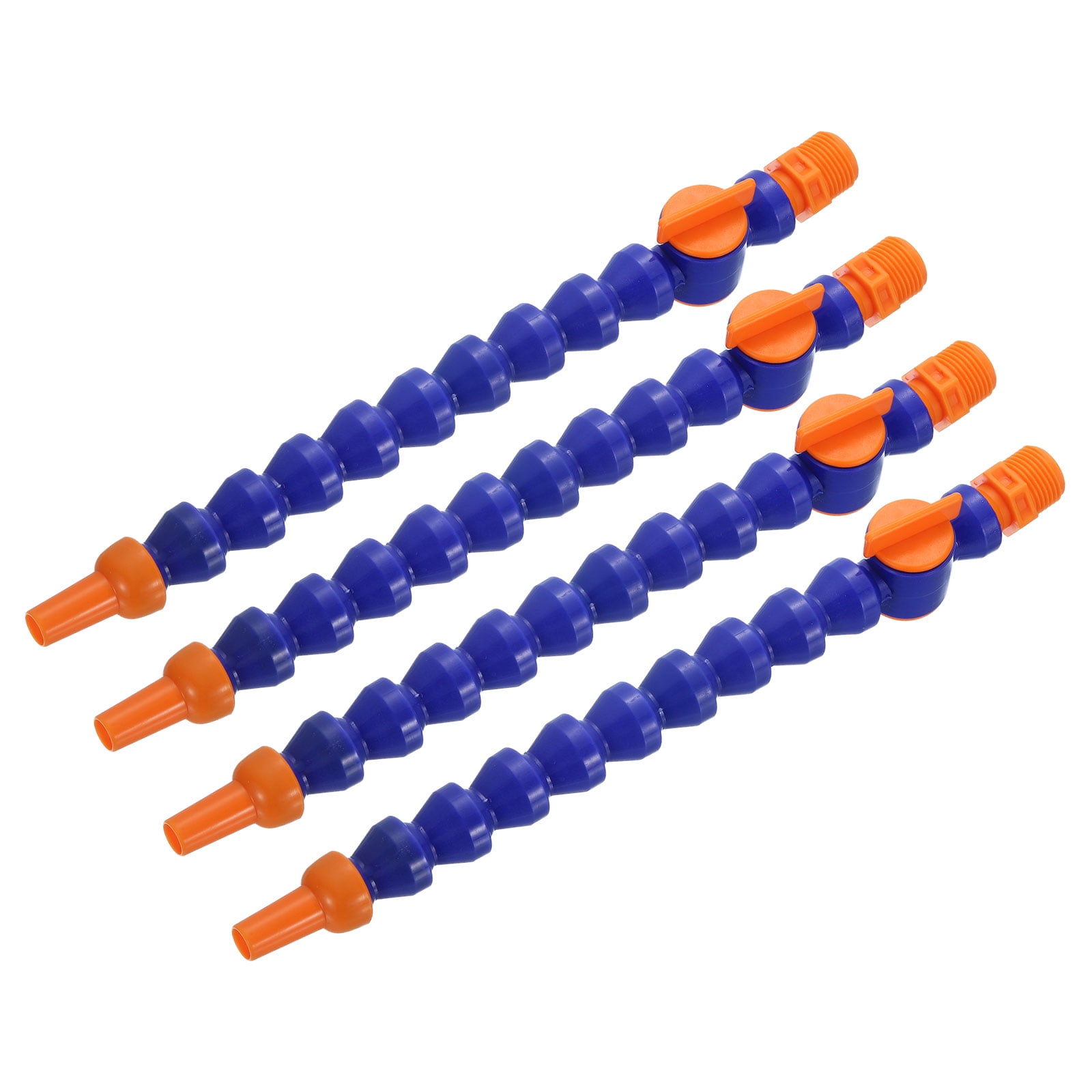 Uxcell 4 Pack G1/2" Thread Flexible Water Oil Coolant Pipe Hose, 300mm ...