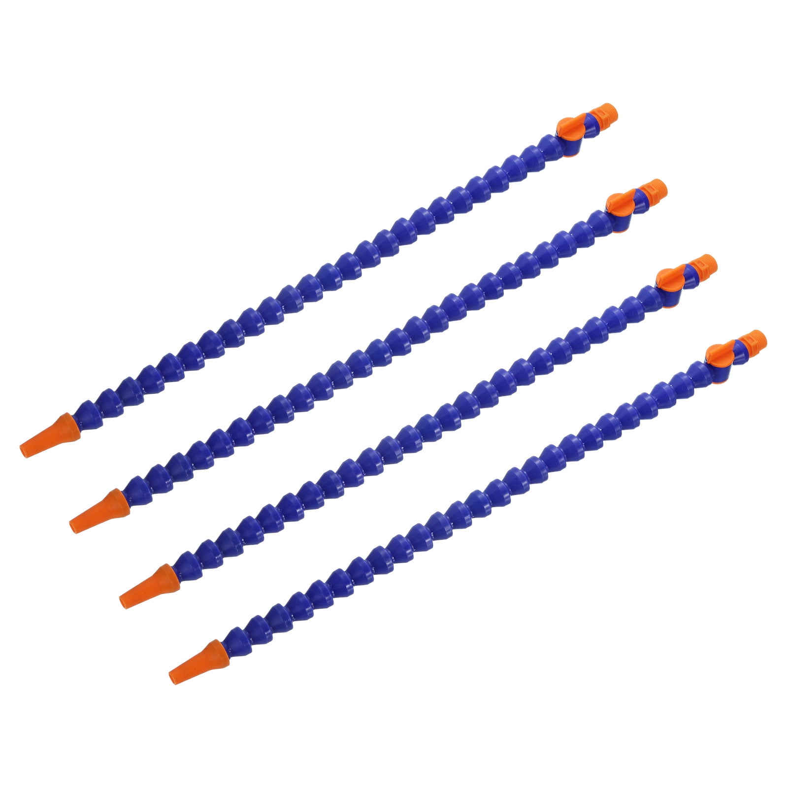 Uxcell 4 Pack G3/8" Thread Flexible Water Oil Coolant Pipe Hose, 500mm ...
