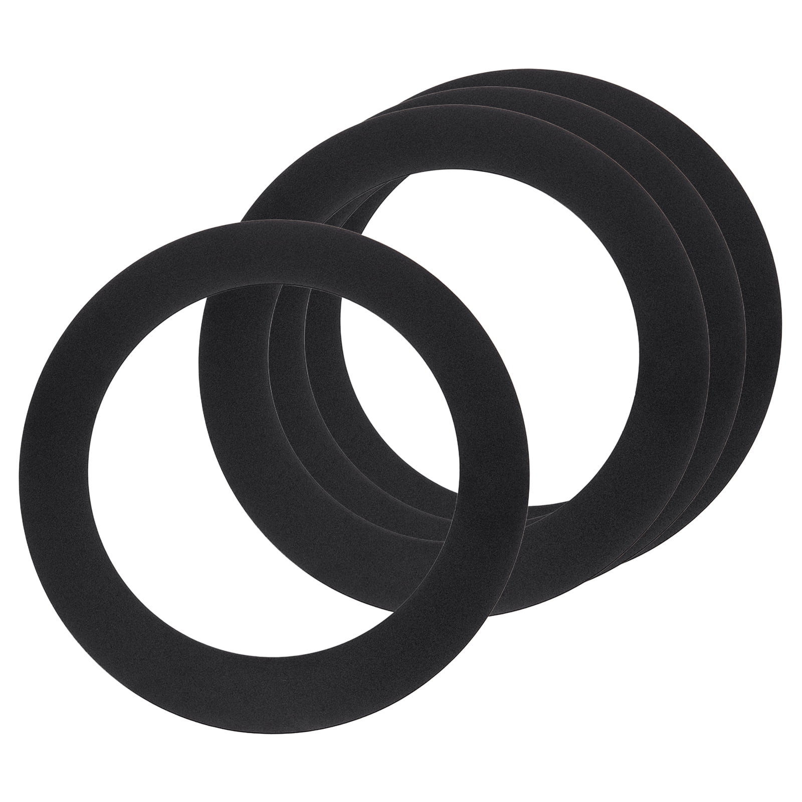 Uxcell 4 Pack Goof Rings for 6" Recessed Lights, 6.3" ID 8.7" OD Steel ...