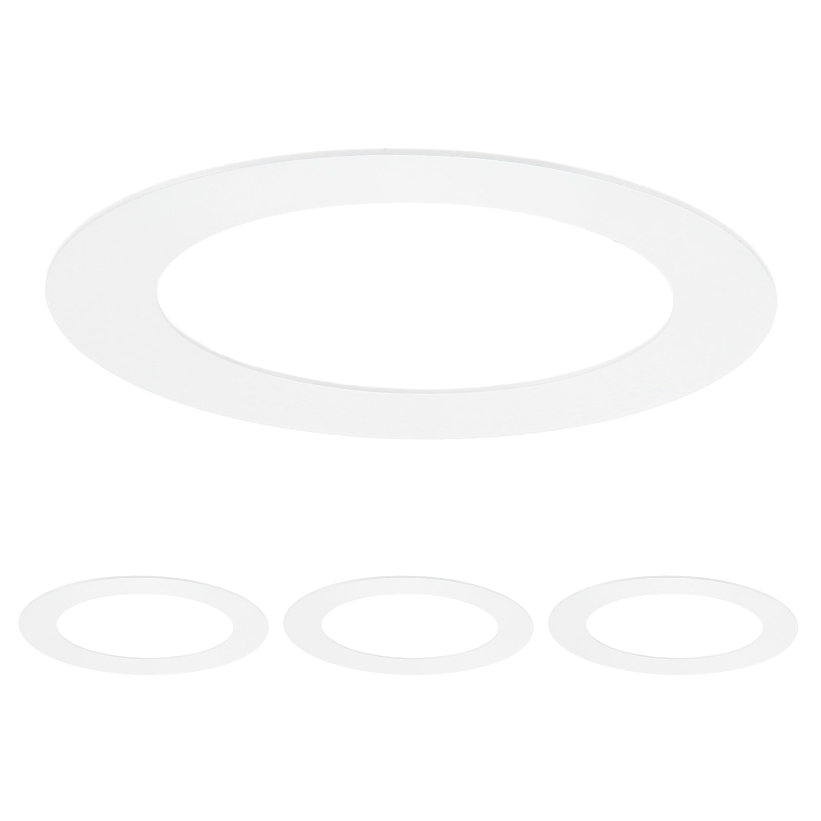 Uxcell 4-Pack Goof Rings for 2" Recessed Lights, 2.2" ID 3.4" OD ...