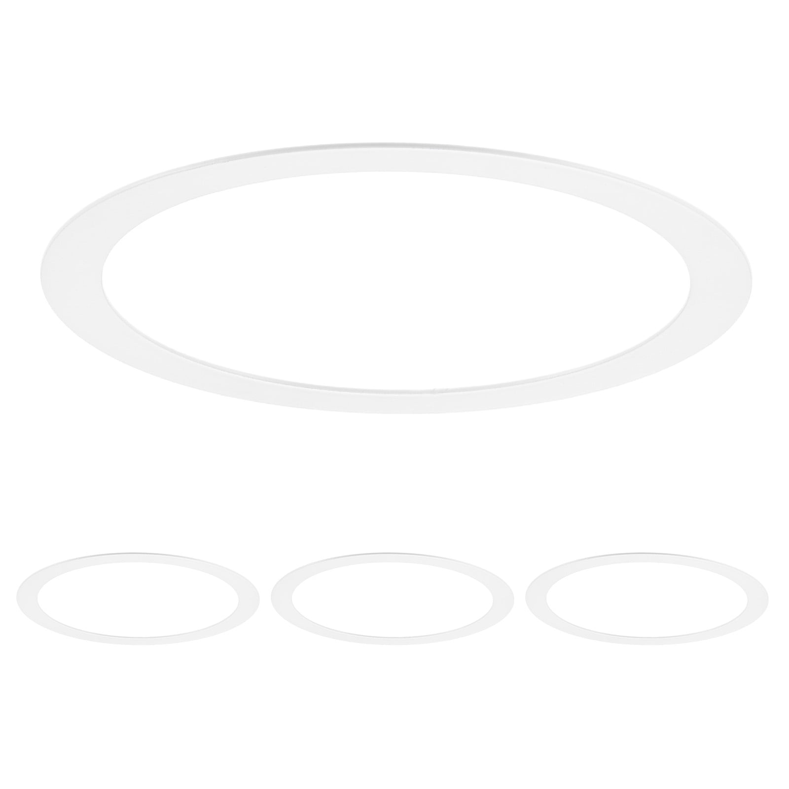 Uxcell 4-Pack Goof Rings for 3" Recessed Lights, 3" ID 3.5" OD Durable ...