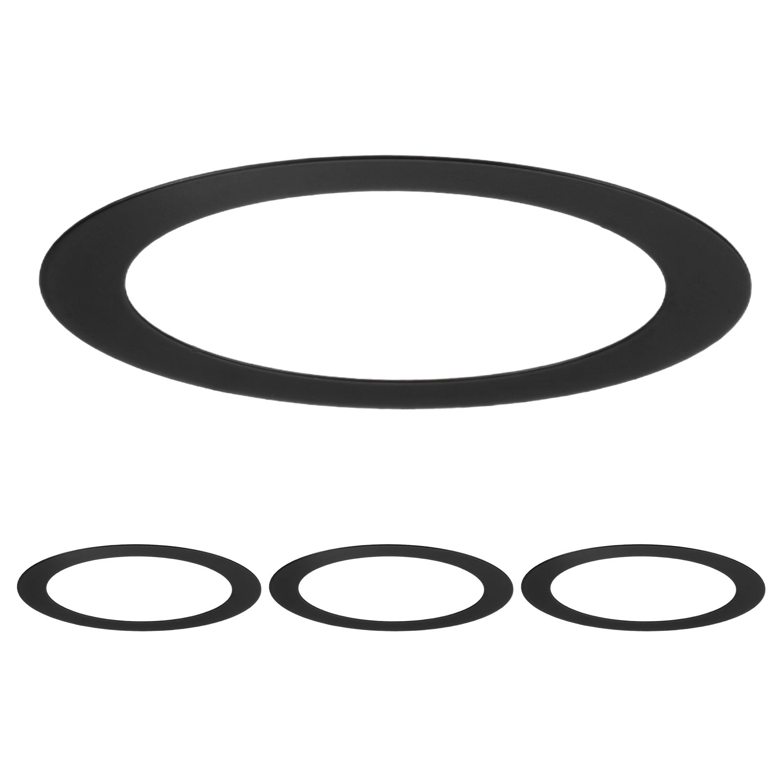 Uxcell 4-Pack Goof Rings for 3" Recessed Lights, 3" ID 3.9" OD Durable ...
