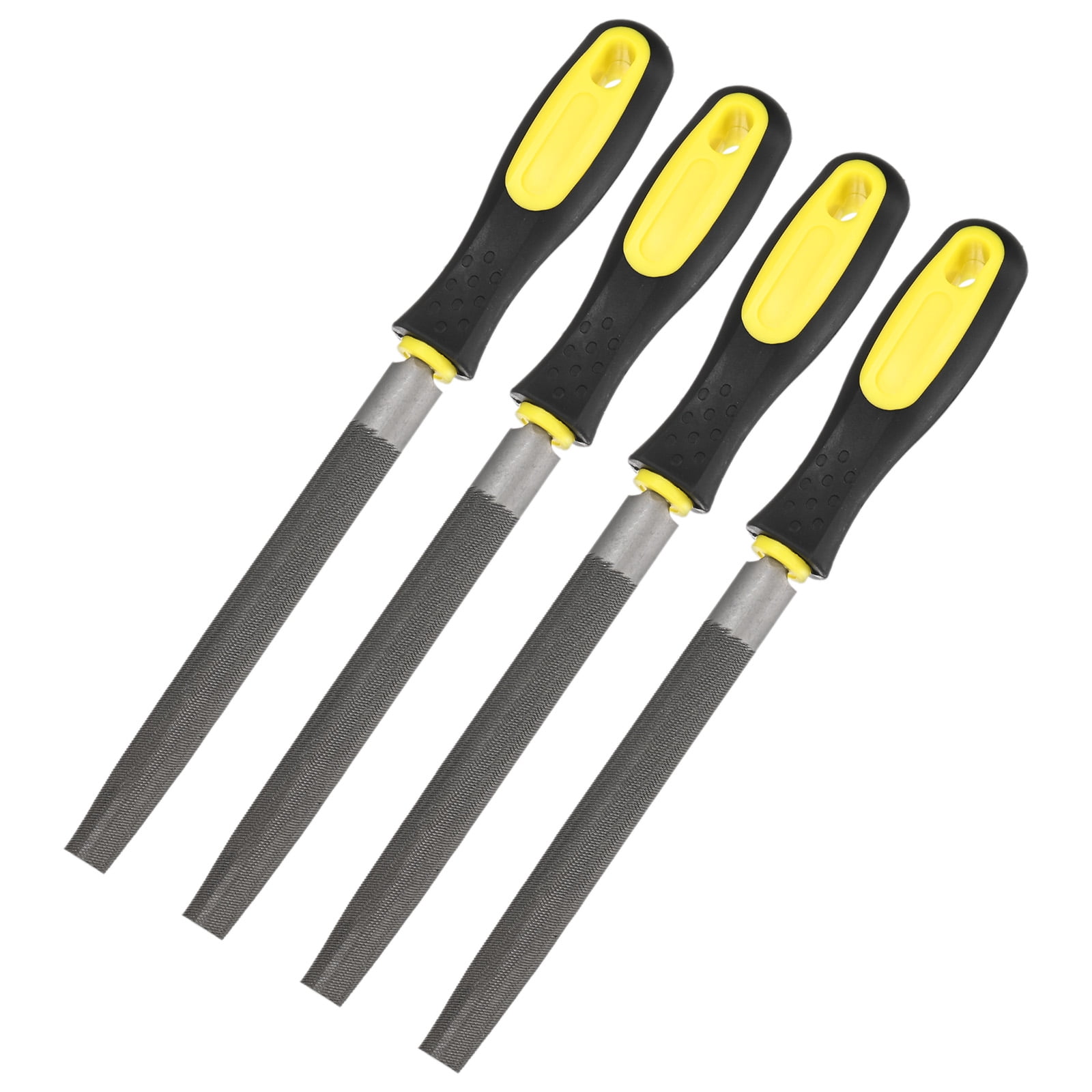 Uxcell 4-Pack Half-Round Metal File 6 Inch, High Carbon Steel File Hand ...