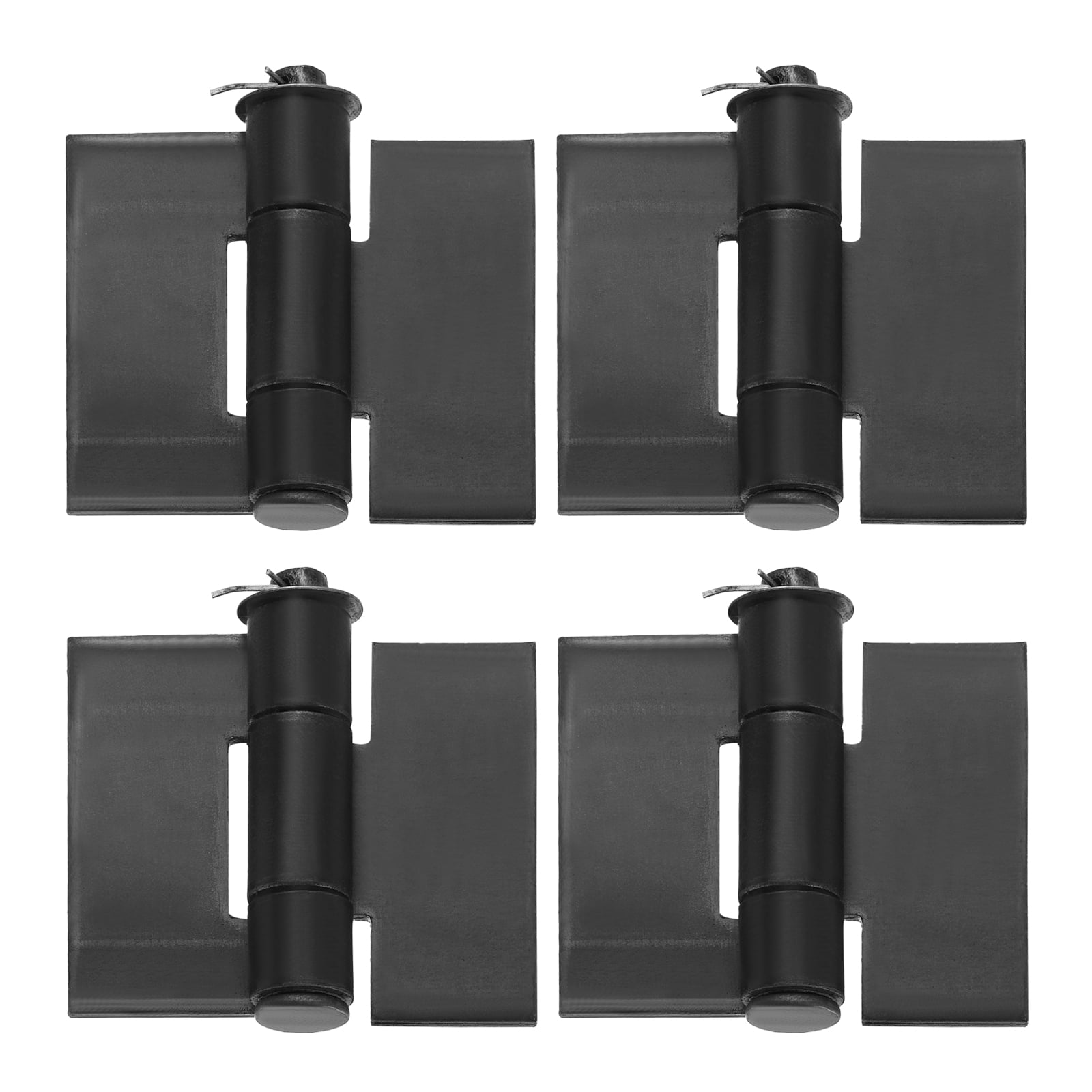 Uxcell 4 Pack Heavy Duty Weldable Hinges, 3.54" x 4.13" x 0.19" Weld on ...