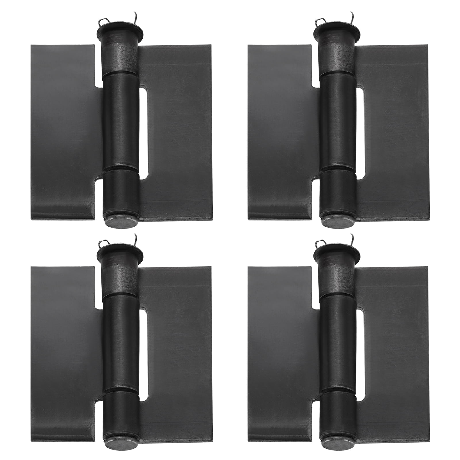 Uxcell 4 Pack Heavy Duty Weldable Hinges, 5.24" x 4.88" x 0.17" Weld on ...