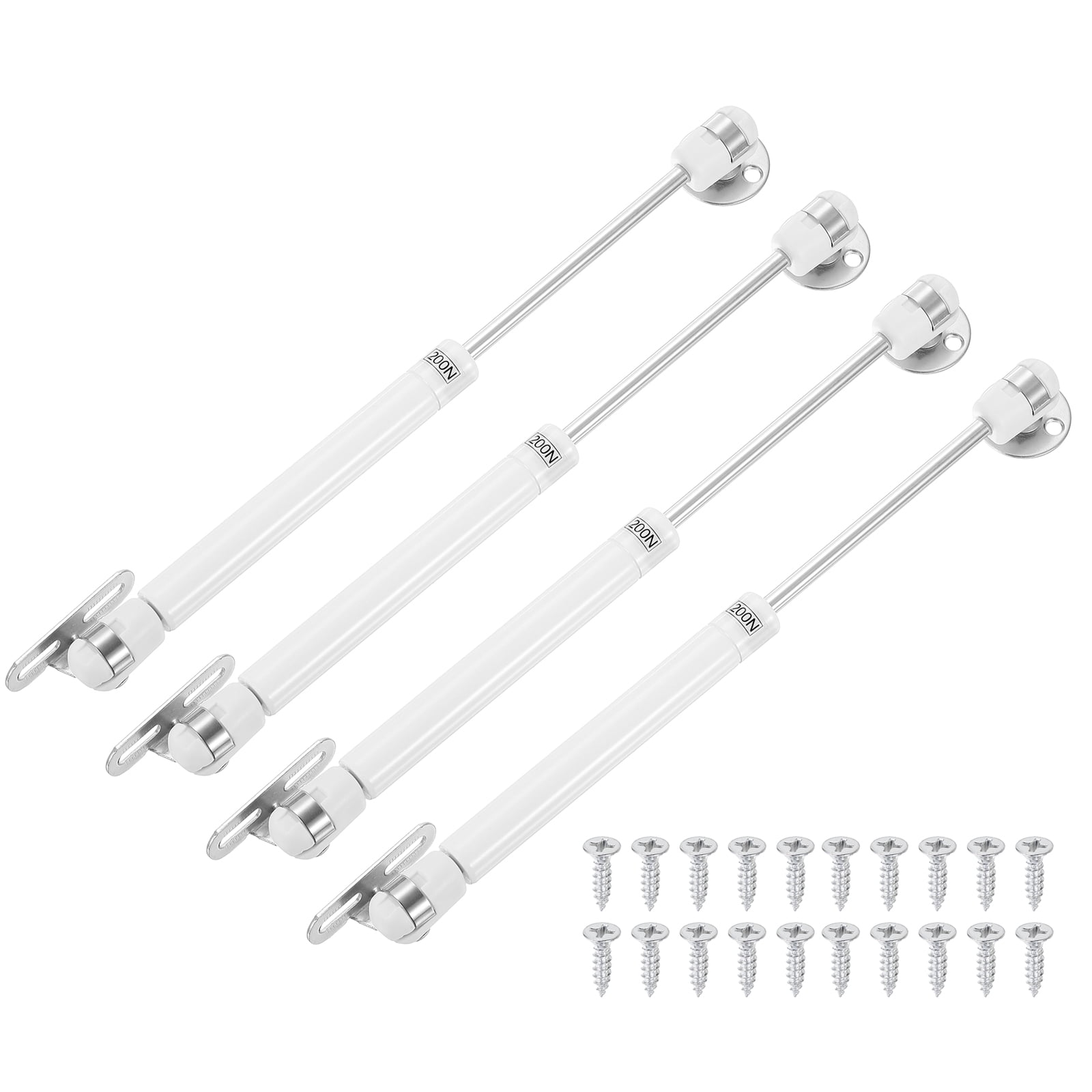 Uxcell 4 Pack Lid Support Hinges, 200N Gas Struts Soft Close Folding ...