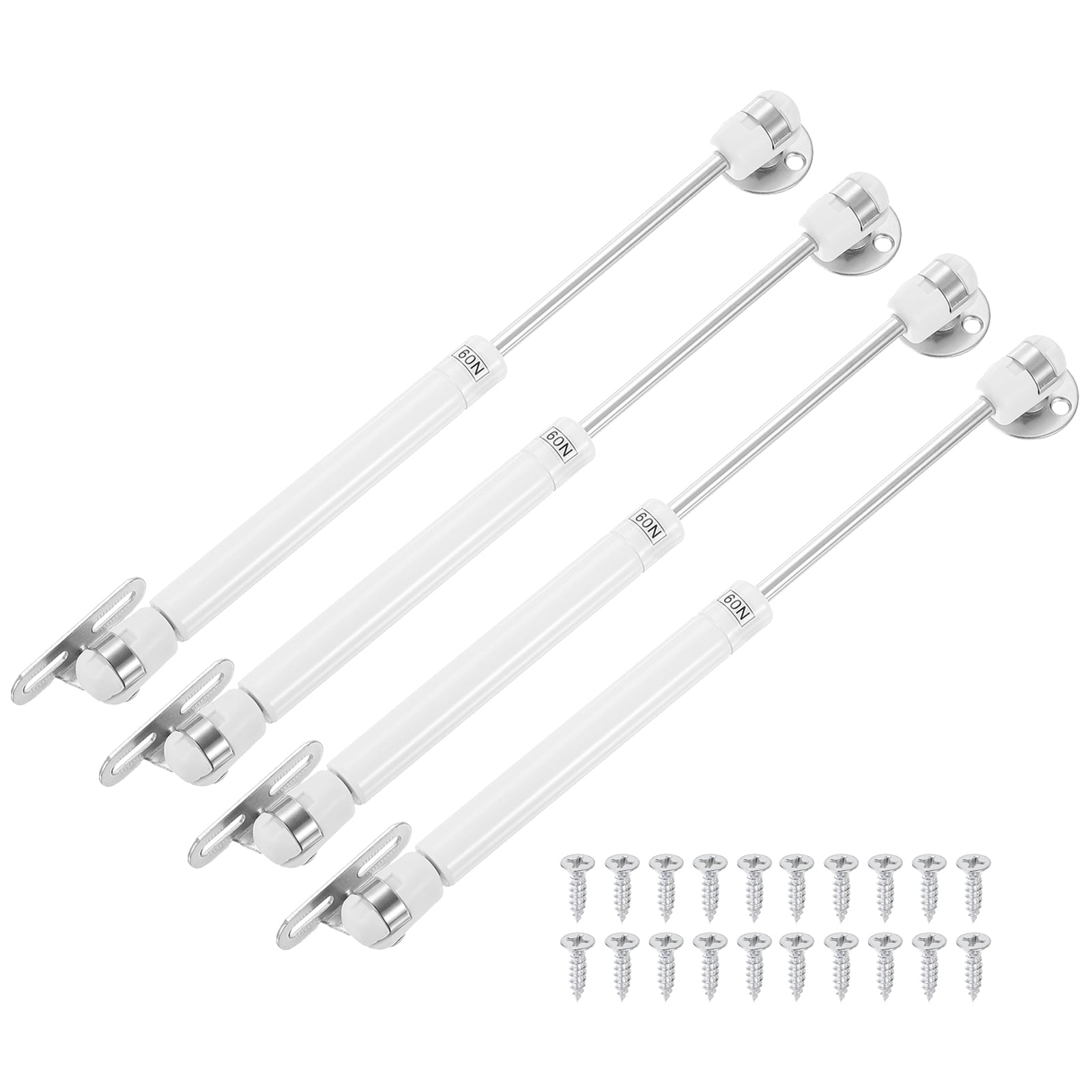 Uxcell 4 Pack Lid Support Hinges, 60N Gas Struts Soft Close Folding Lid ...