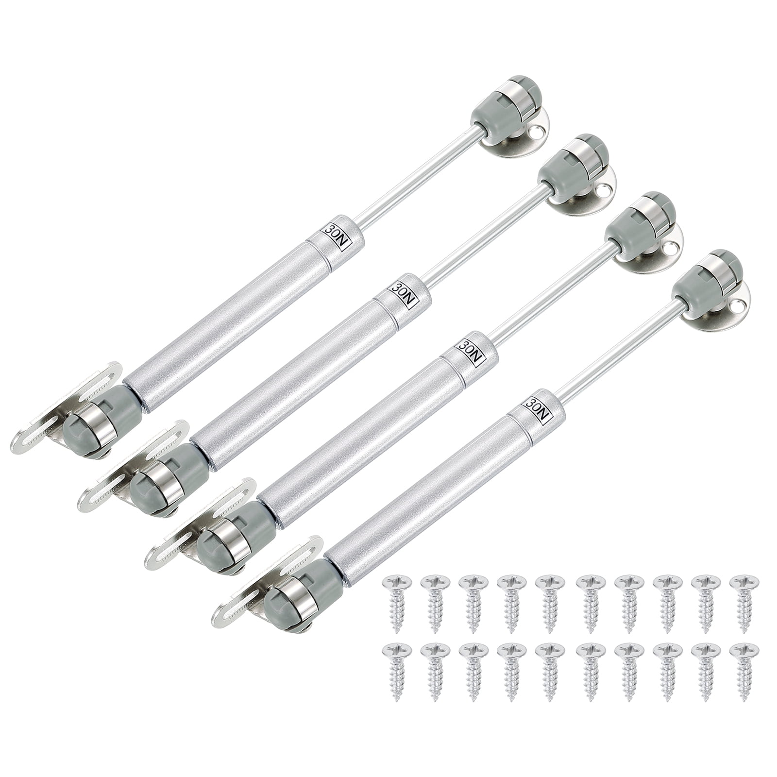 Uxcell 4 Pack Lid Support Hinges, 8 Inch 30N Gas Struts Soft Close ...