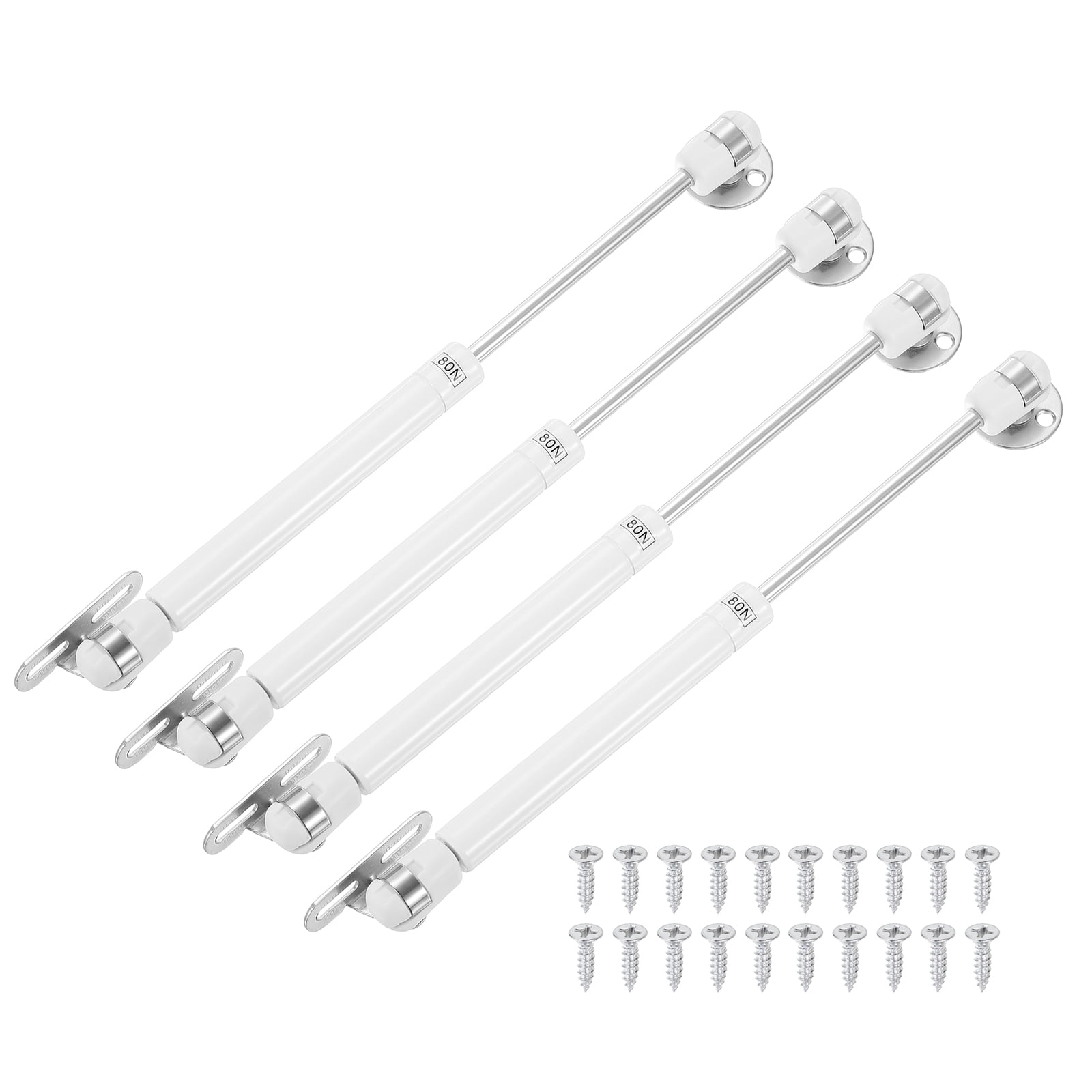 Uxcell 4 Pack Lid Support Hinges, 80N Gas Struts Soft Close Folding Lid ...